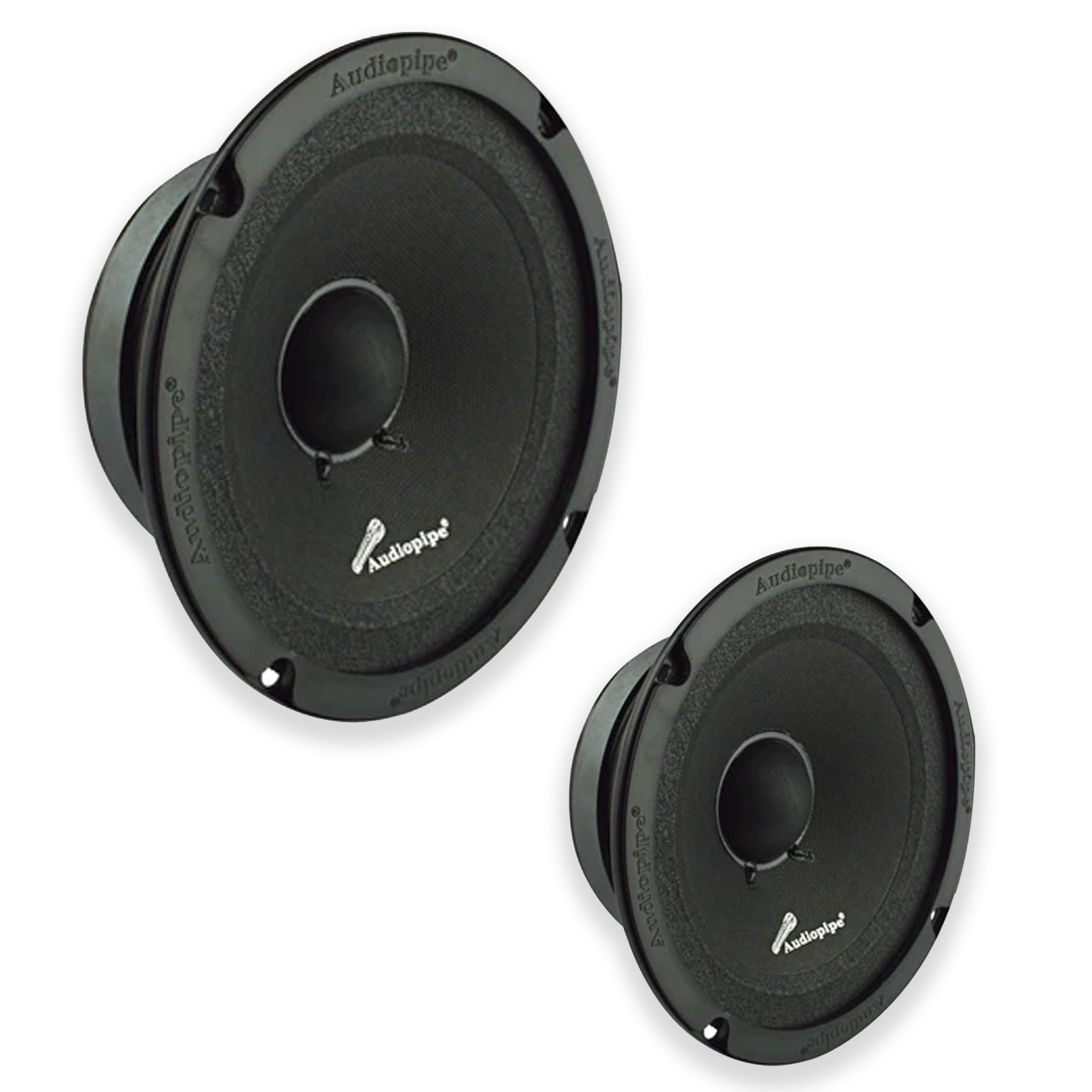 Pair Audiopipe 6 Sealed Mid Bass Loud Speaker 500W 8 ohms 1.5 Voice ...