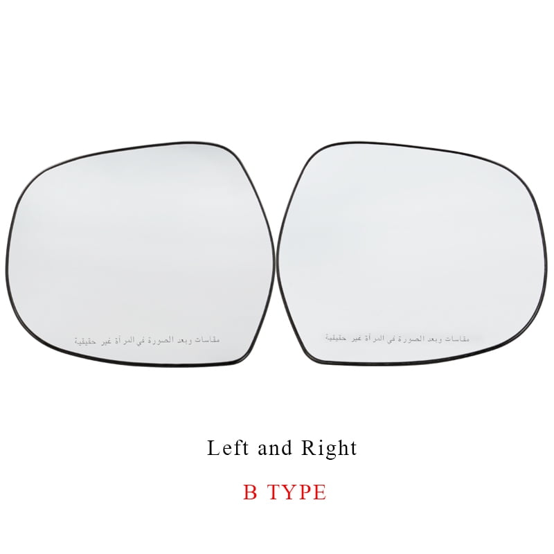 Pair (B Type)-Car Exterior Door Rearview Side Mirror Lens Glasses For ...