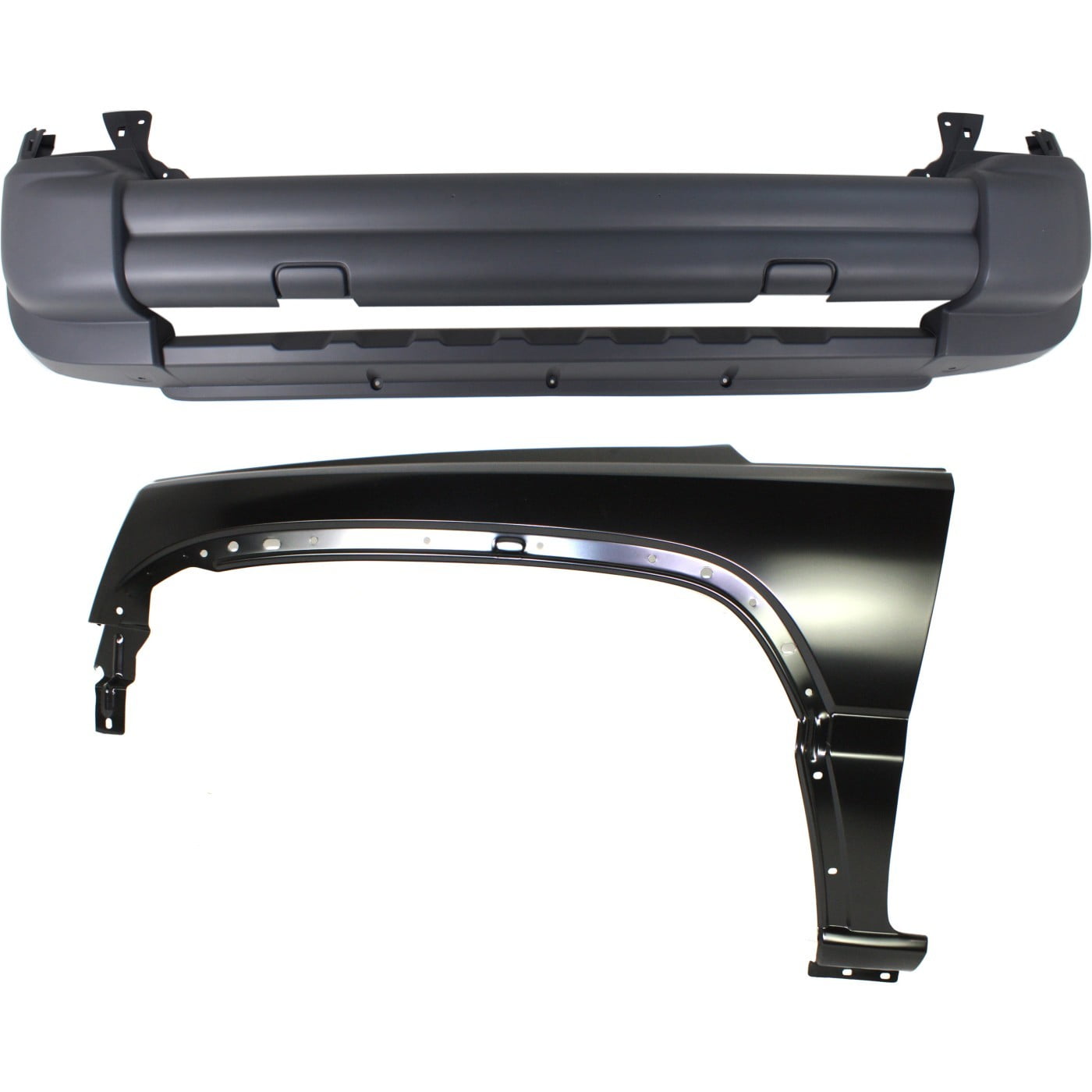 Pair Bumper Covers Facias Set of 2 Front & Rear for Mazda for CX-3 2016 ...