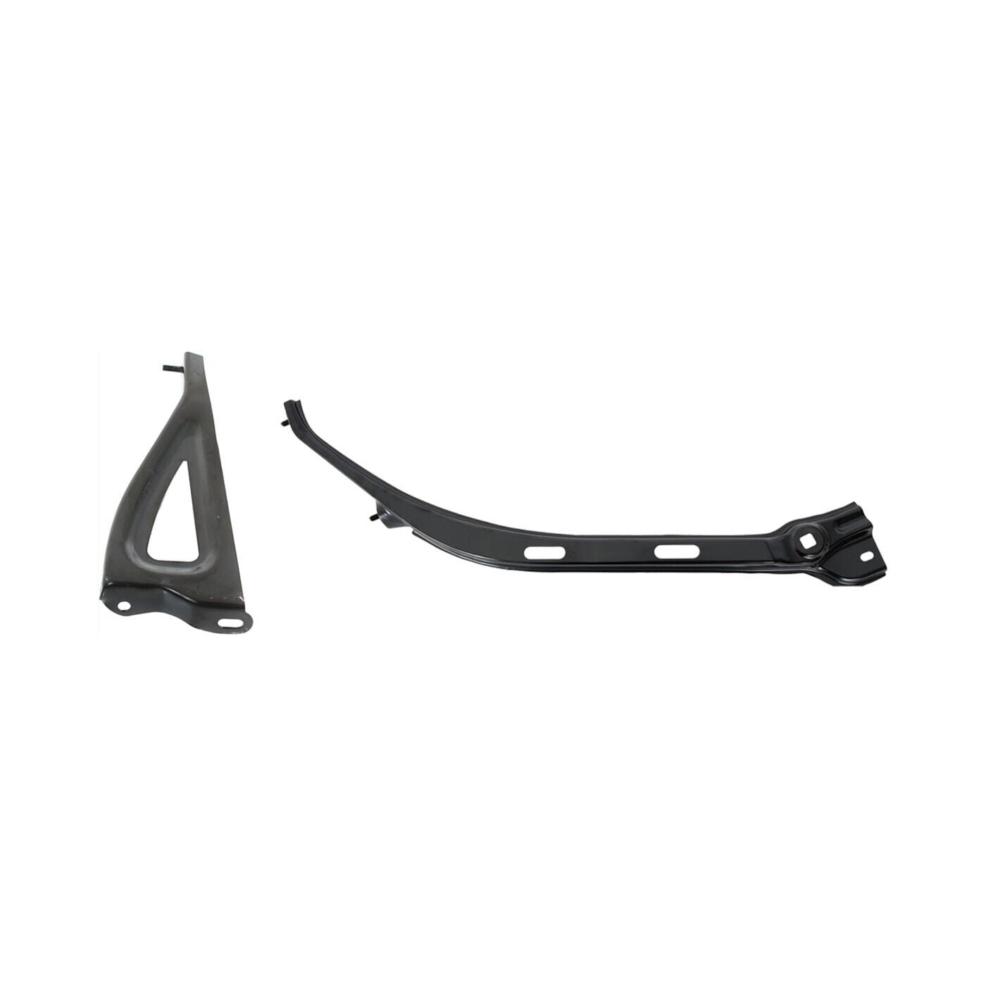 Pair Bumper Face Bar Brackets Retainer Mounting Braces Set Of 2 Pasr ...