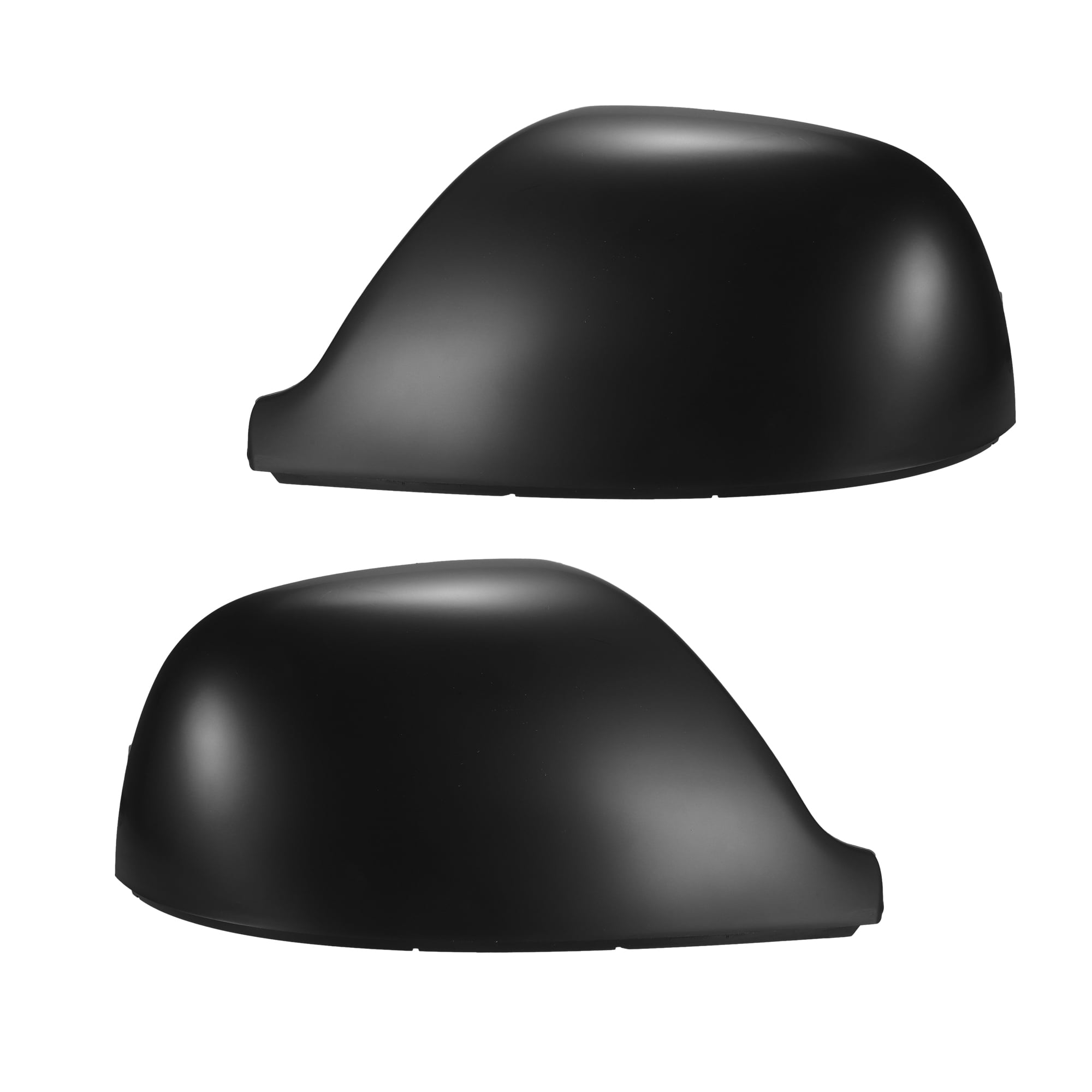 Pair Car Rear View Mirror Cover Cap Replacement Matte Black for ...