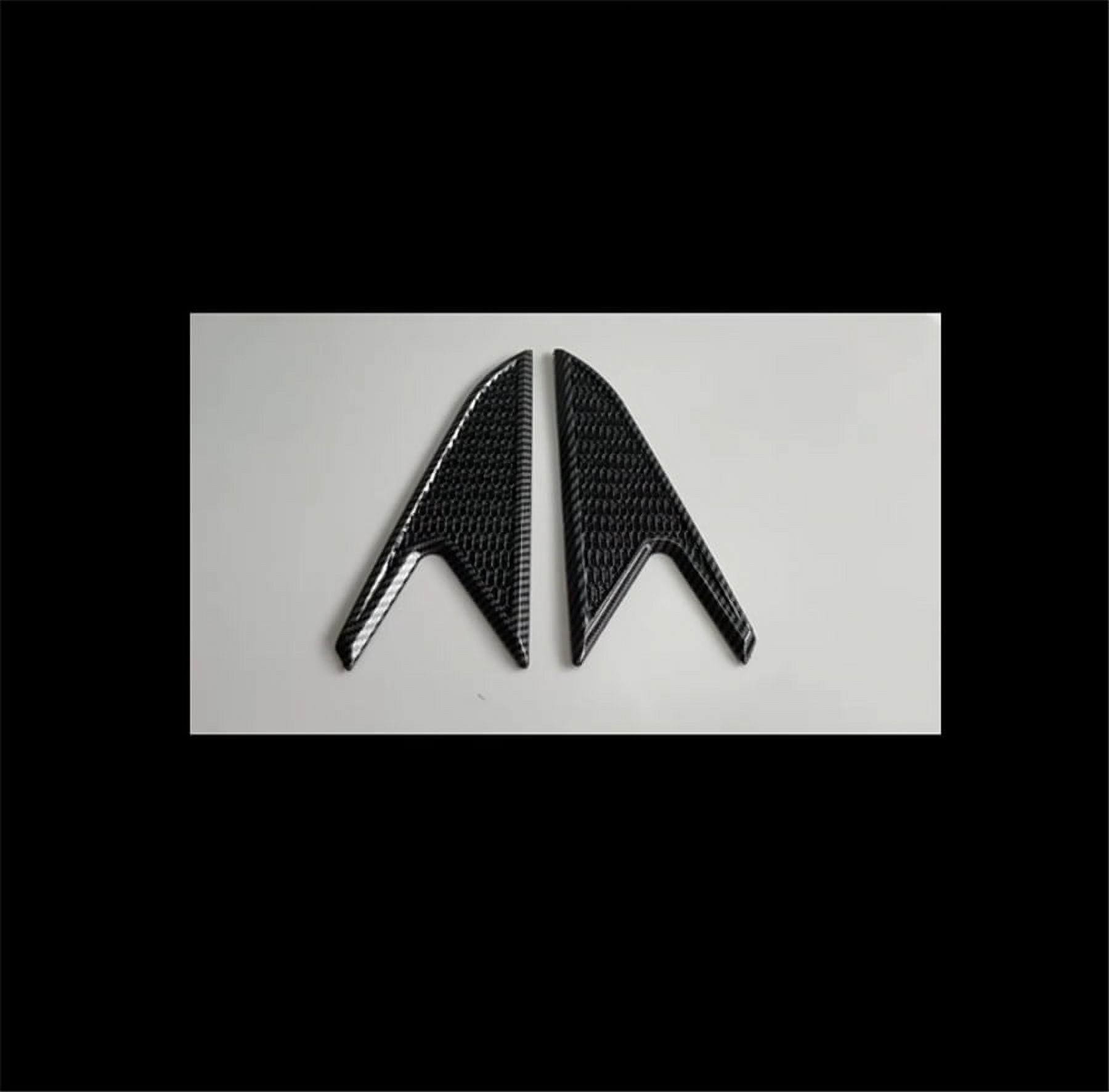 Pair Carbon Fiber Look Car Side Fender Vent Air Wing Cover Trim LH RH ...