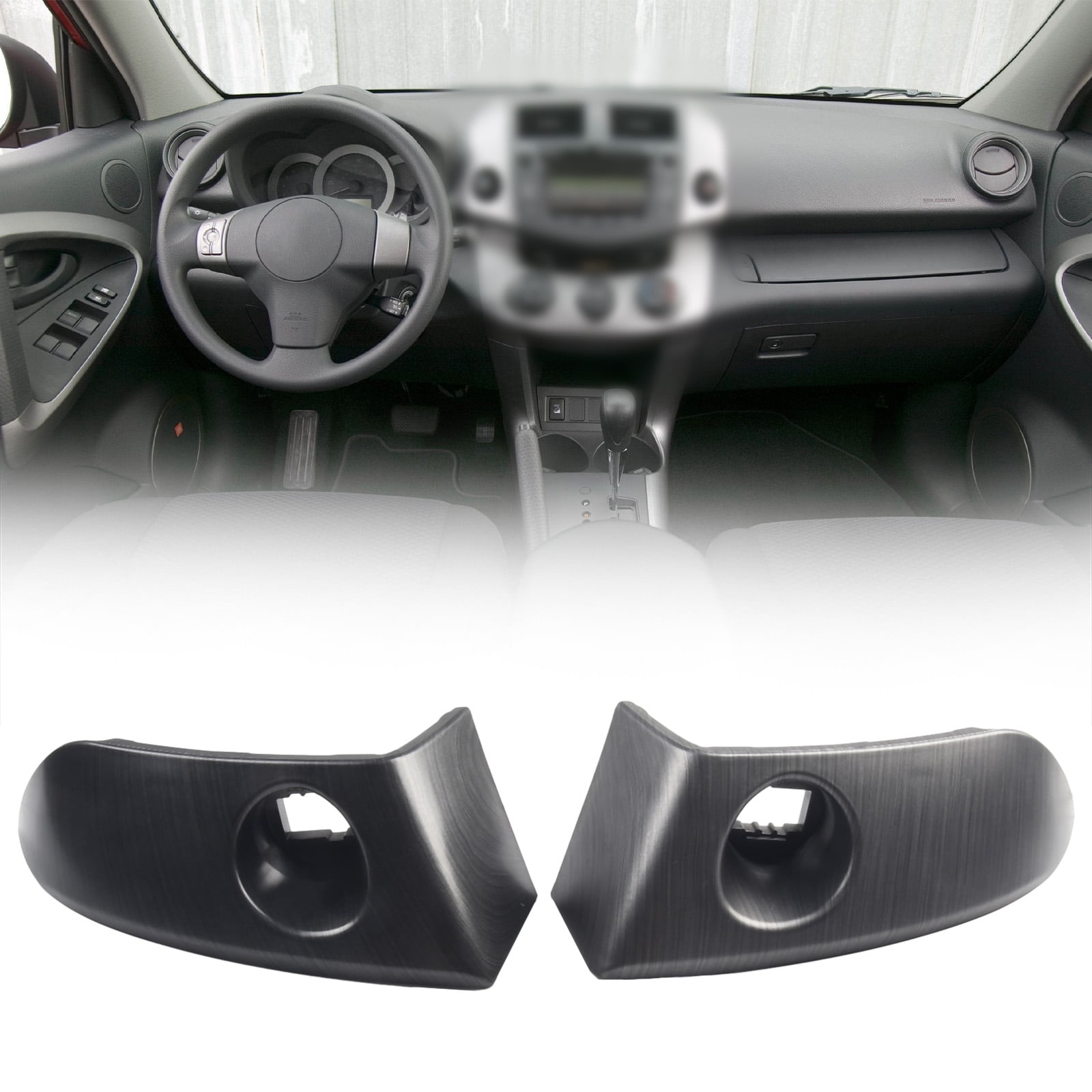 Pair Center Instrument Cluster Finish Panel Trim For Toyota For Rav4 ...