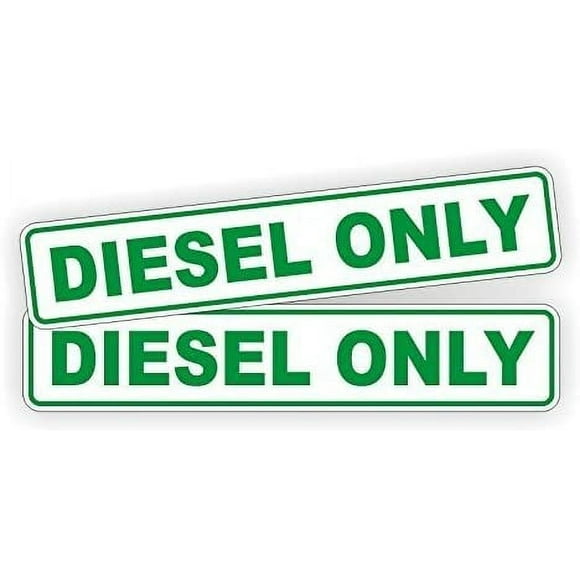 Diesel Fuel Only Stickers