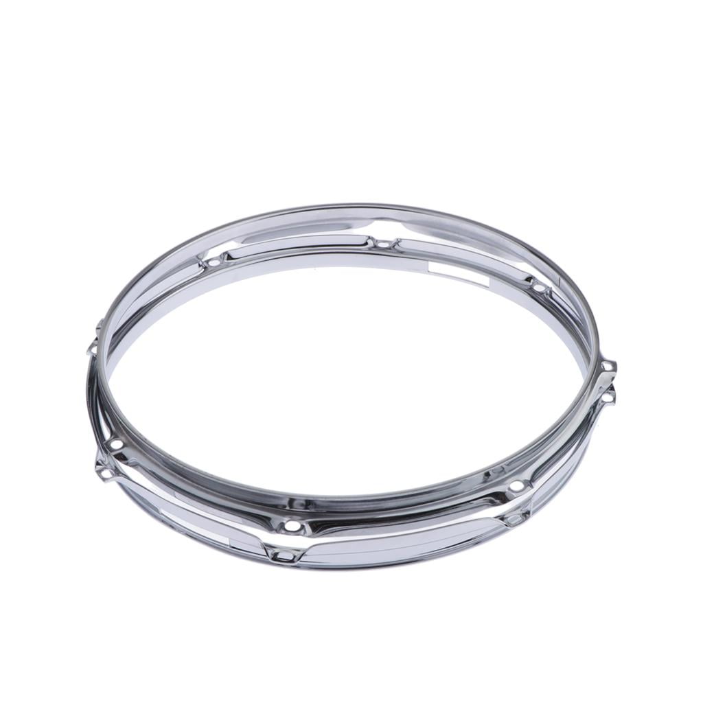 Pair Die-cast 8-lug Snare Drum Hoop - Batter Side - Zinc Alloy 1.5mm ...