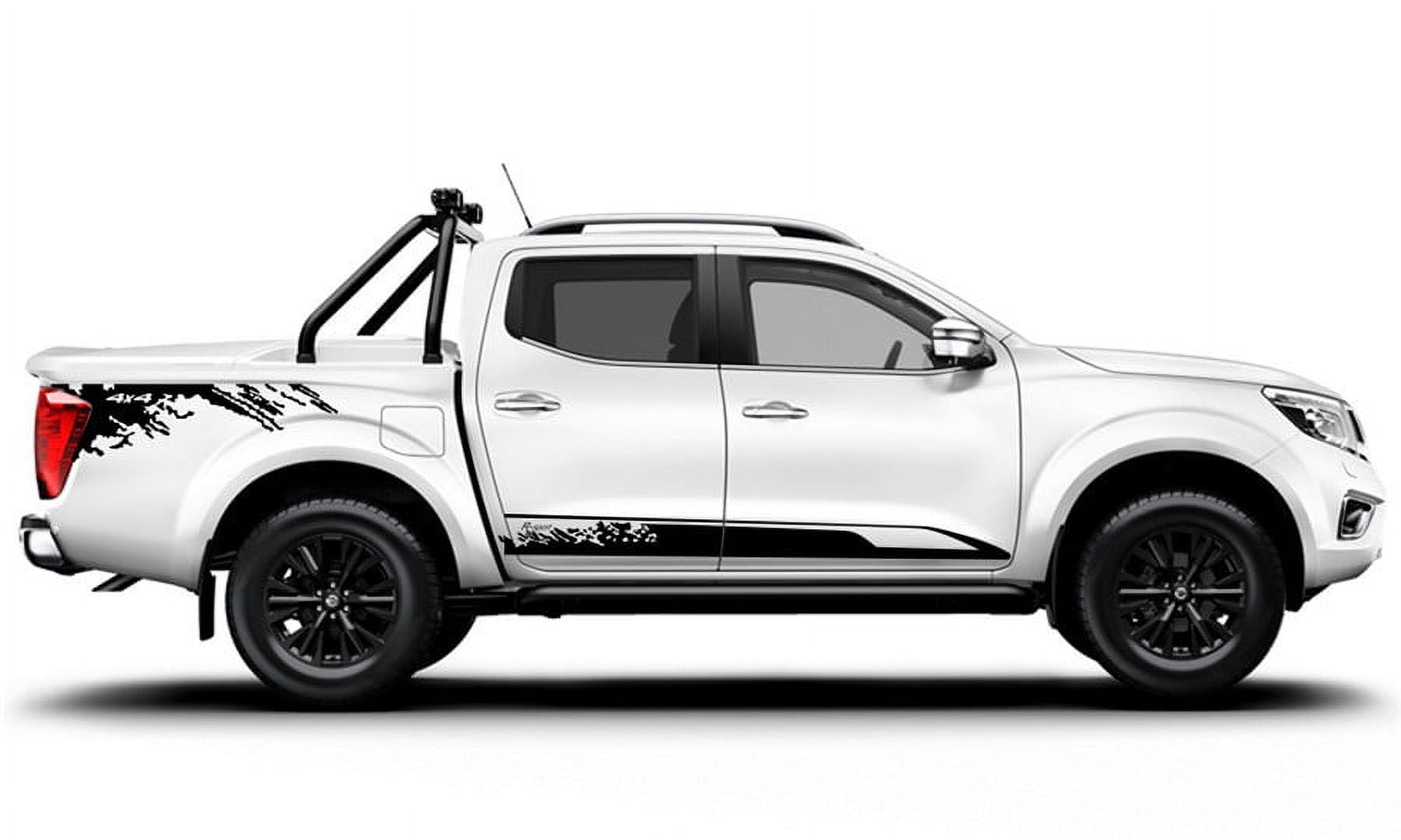 Pair Distressed Stripe Car Side Decal Sticker Vinyl Film Decor for ...