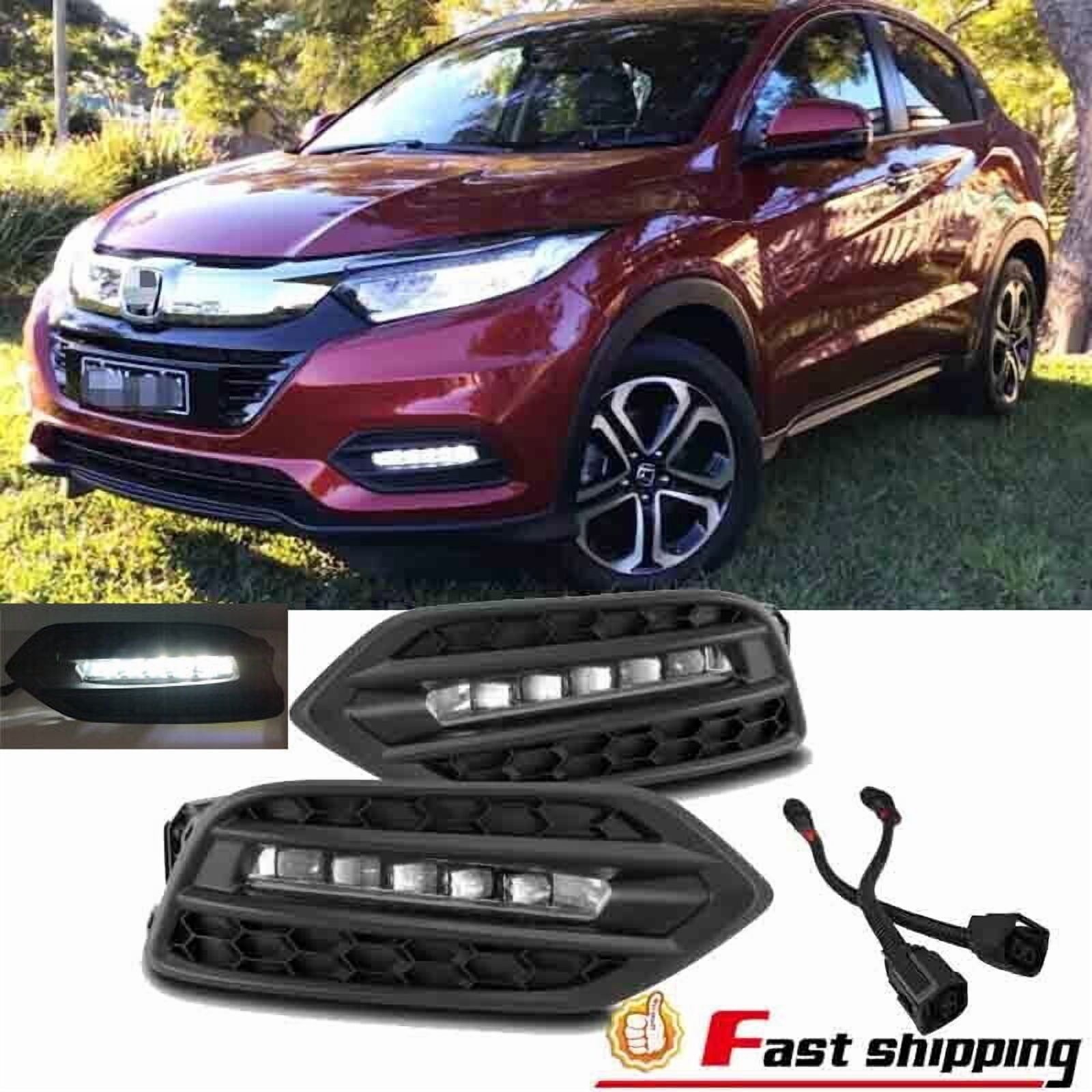 Pair Fit 2019 2020-2022 Honda HR-V HRV Front Bumper LED Fog Lights ...