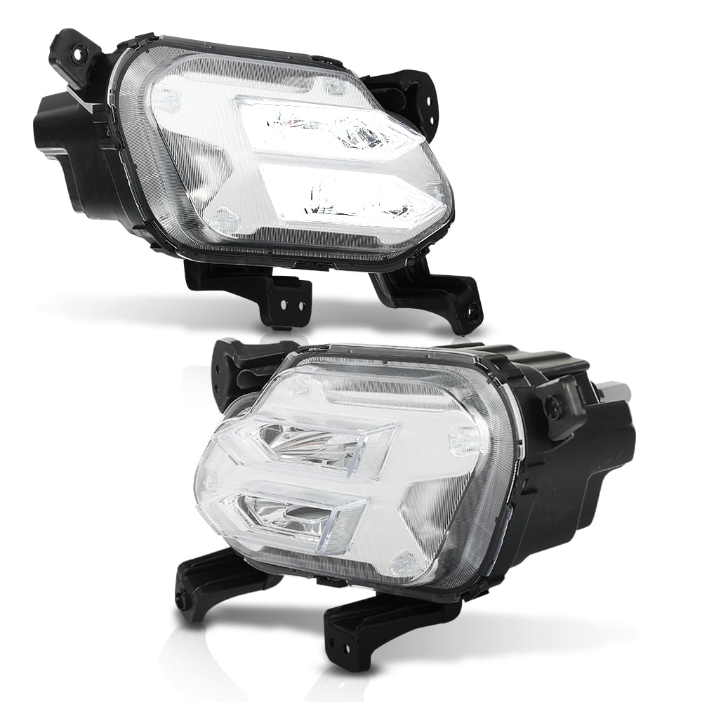 Pair Fog Lights Front LED Daytime Running Light Lamps Fit for 2021-2022 ...