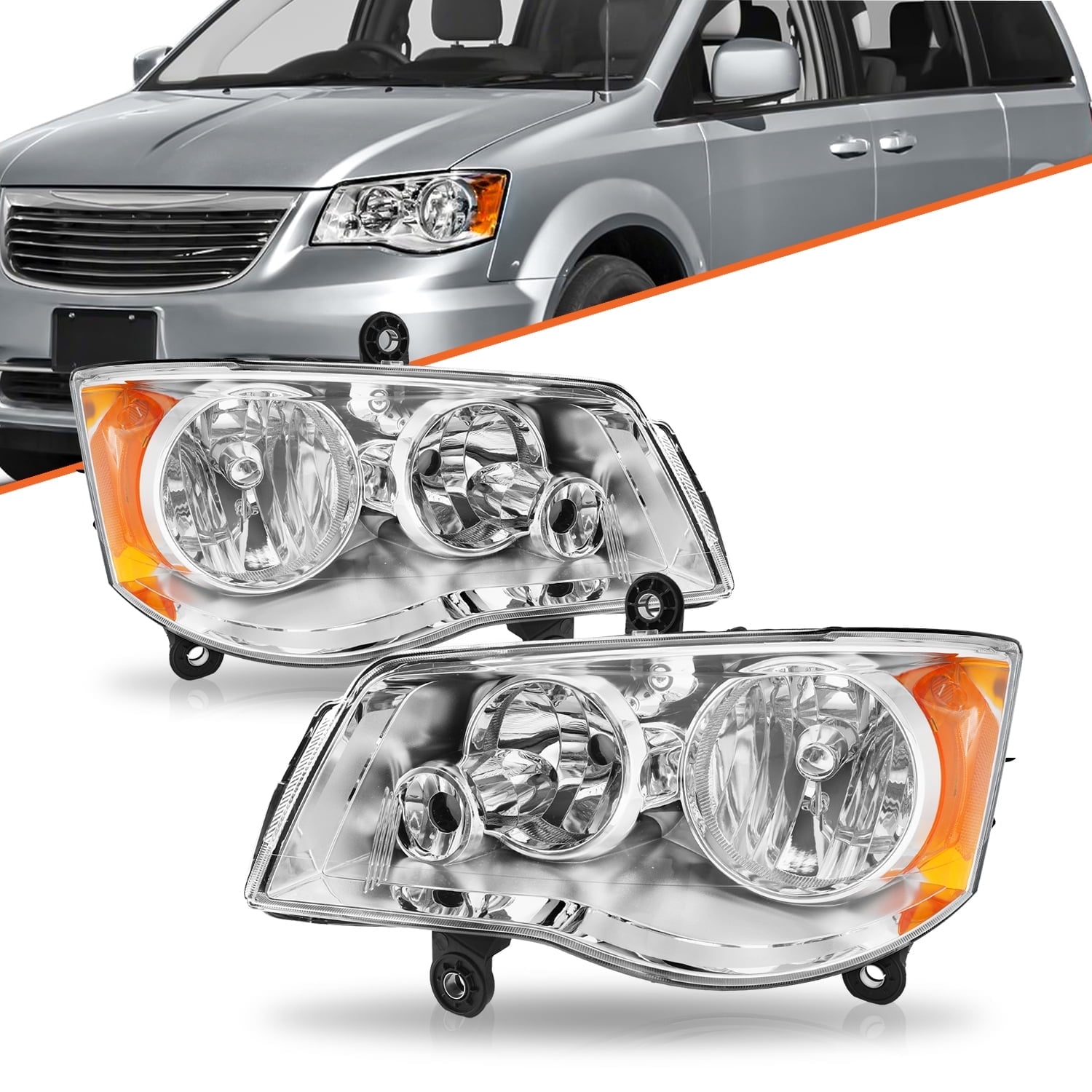 Pair For 2011-2018 Dodge Grand Caravan 2008-2016 Chrysler Town&Country ...