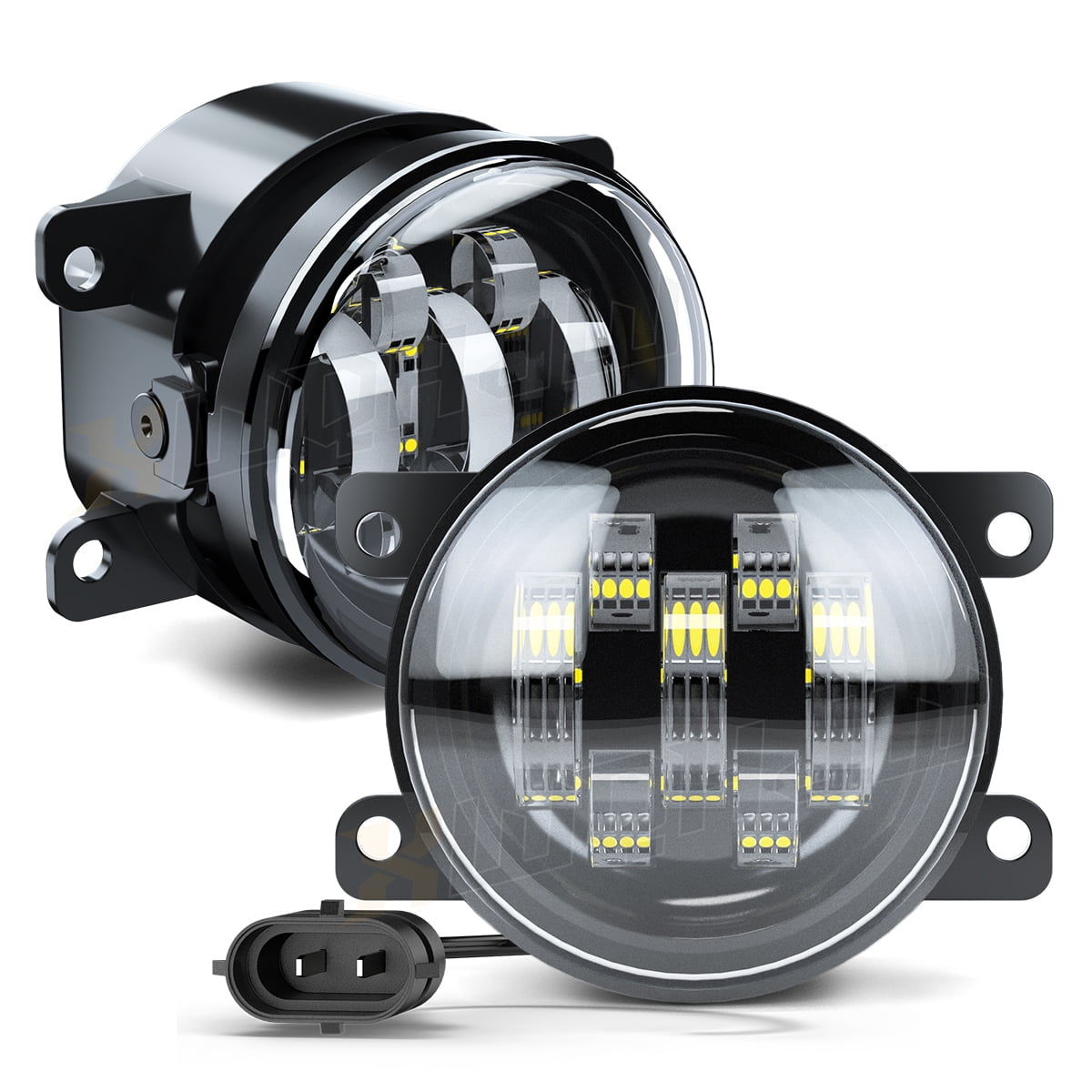 Pair For Nissan Frontier 2005-2019 Clear LED Front Bumper Fog Light ...