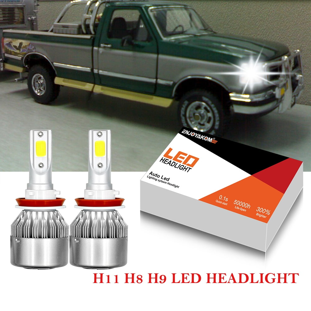 Pair For Toyota Prius V 2012-2018 H8 H9 H11 LED Headlight Bulbs Low ...