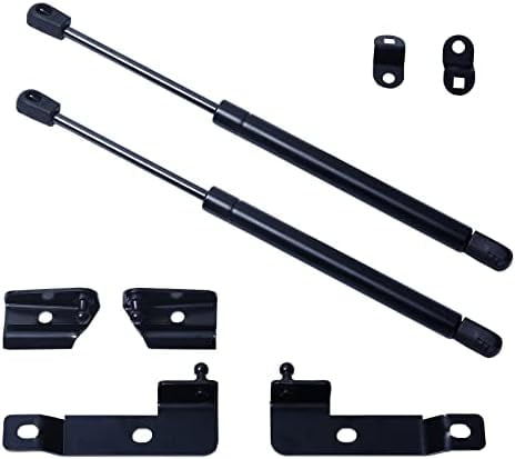Pair of Front Bonnet Hood Shock Rod Kit Gas Charged Shock Dampers ...