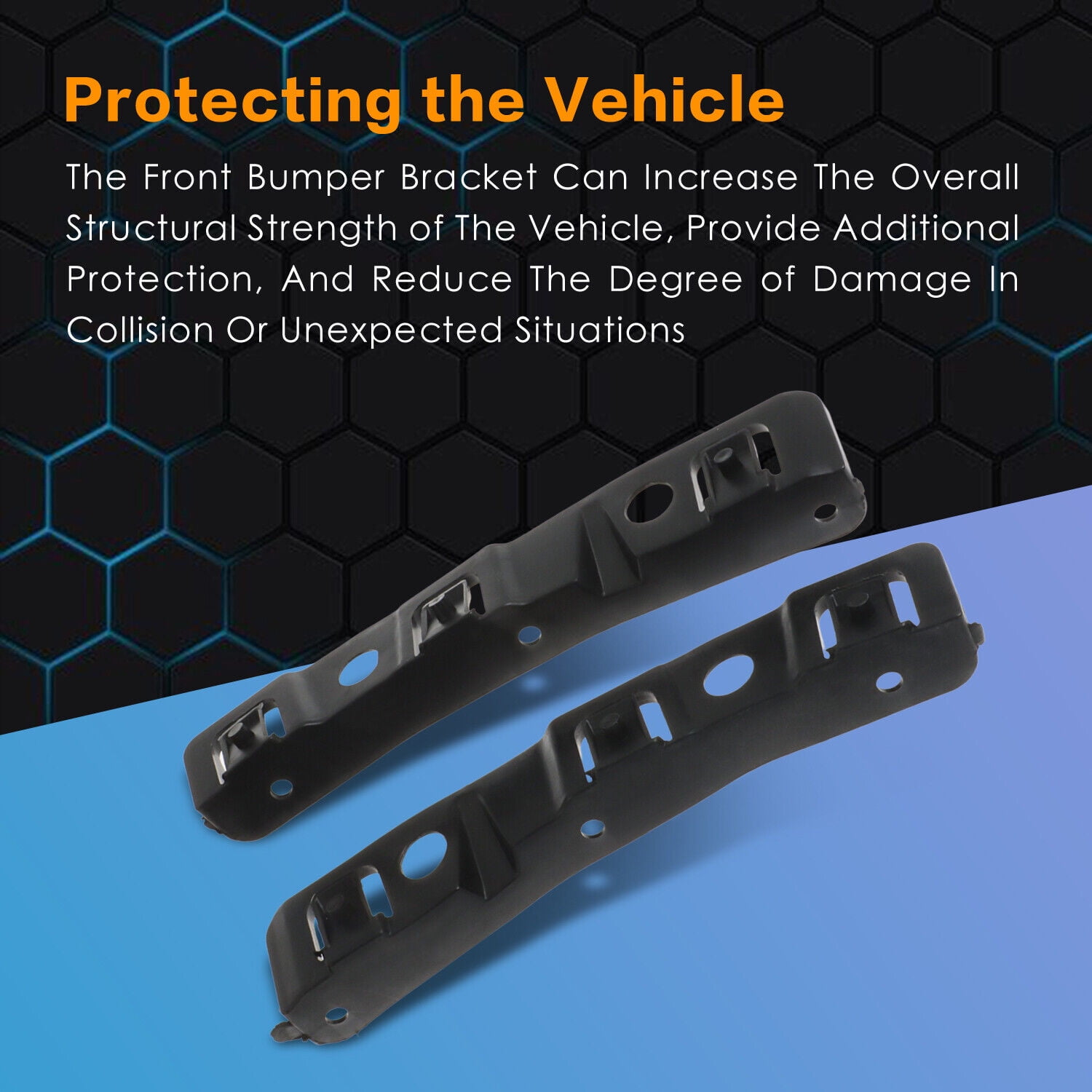 Pair Front Bumper Support Bracket Left & Right for Mazda CX-5 2013-2016 ...