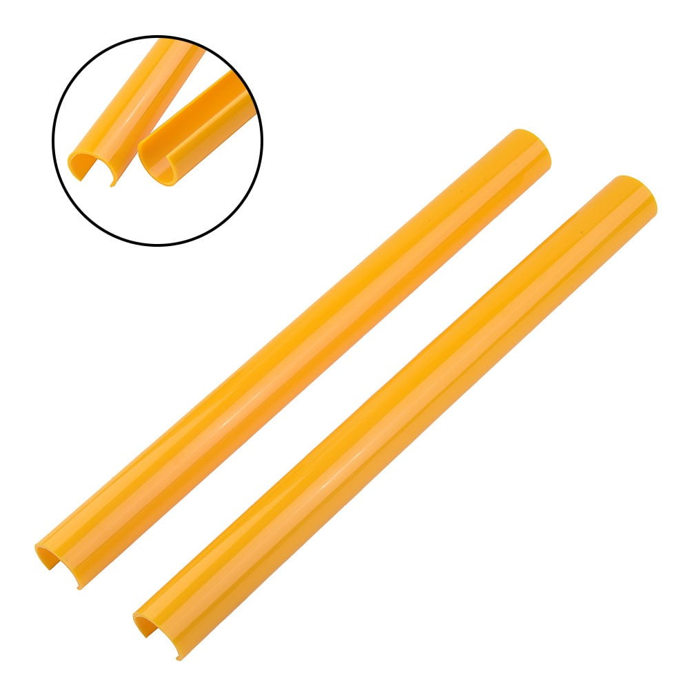 Pair Front Grille Yellow Trim Strips Pipe V Brace For BMW 1 2 3 4 ...