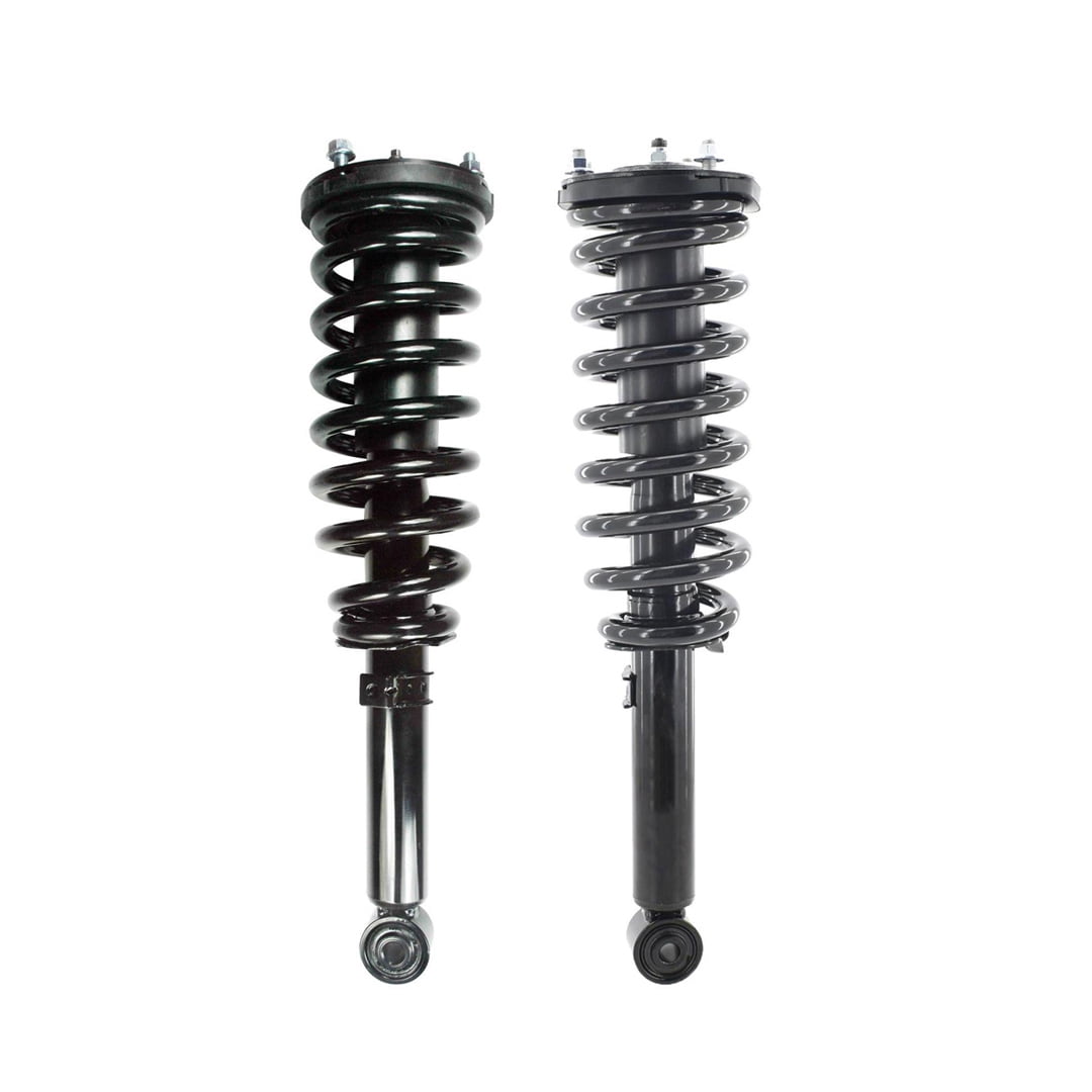 Pair Front Left Right Quick Complete Strut Coil Spring For 2007 2009