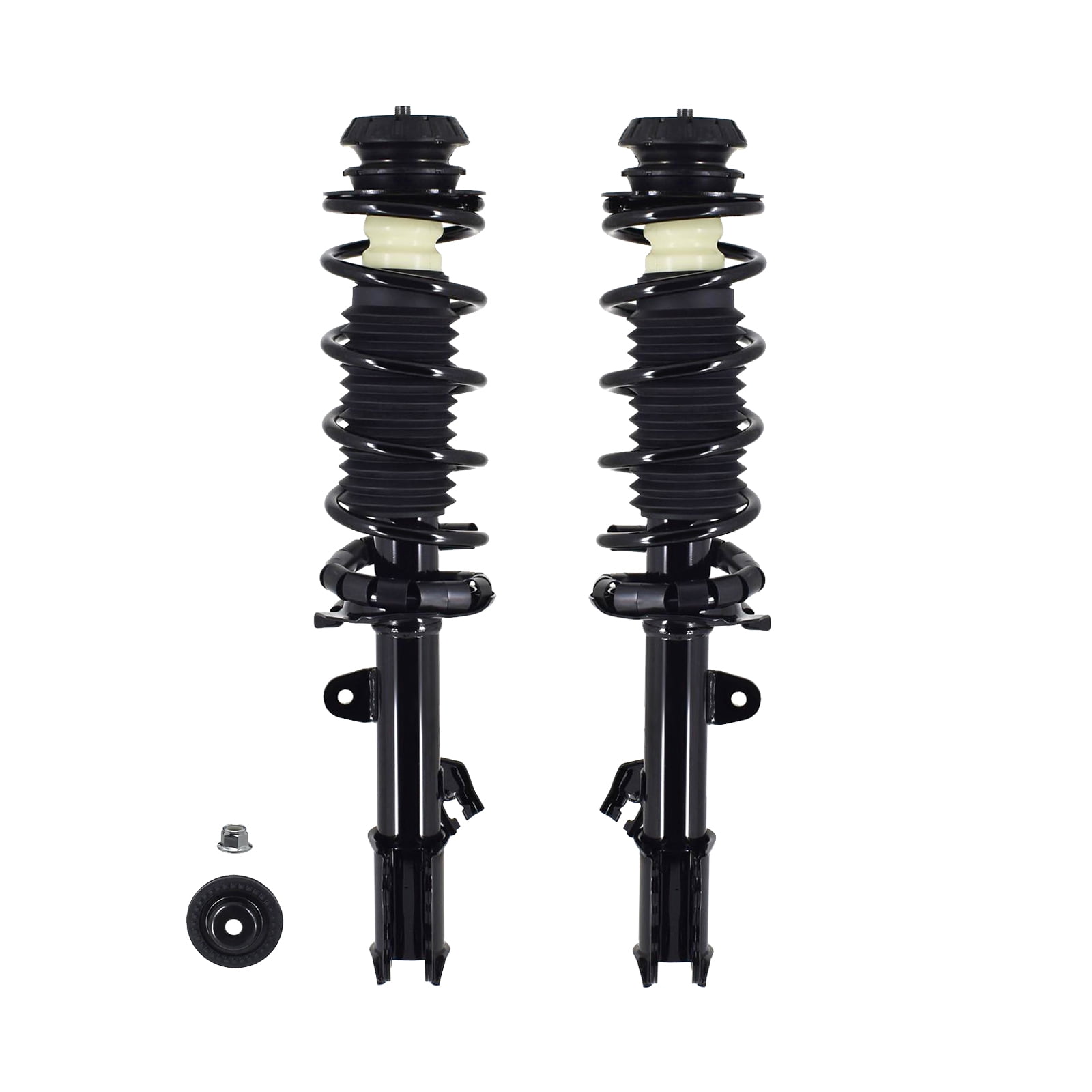 Pair Front Quick Complete Strut-Coil Spring For 2014-2019 Nissan Versa ...