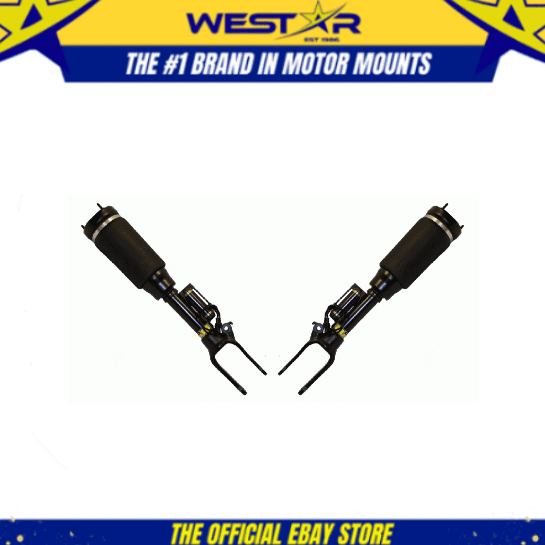 Pair Front Suspension Air Strut for 06-12 Mercedes-Benz R320/ R350 ...