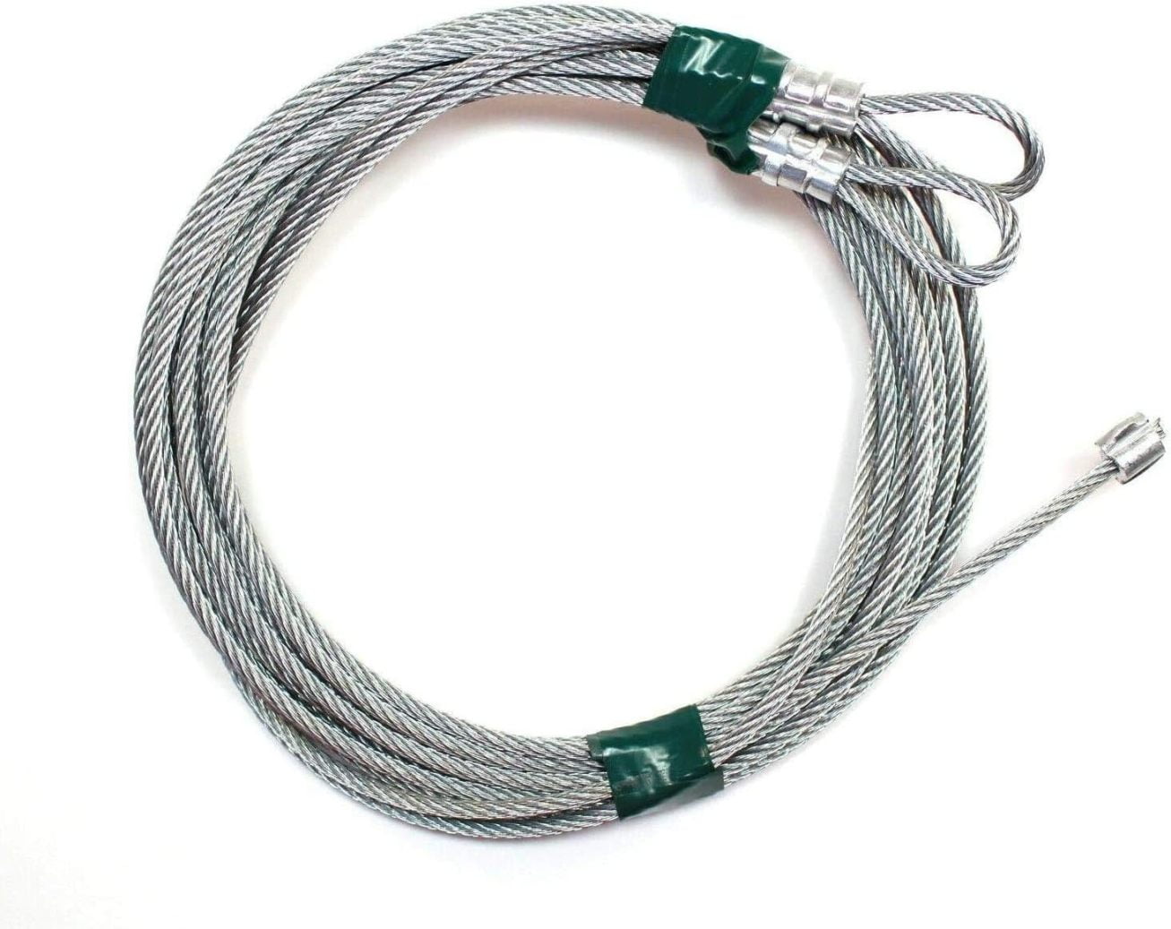 Pair Garage Door Cables for 8' high Doors are 9'6" in Length Torsion ...