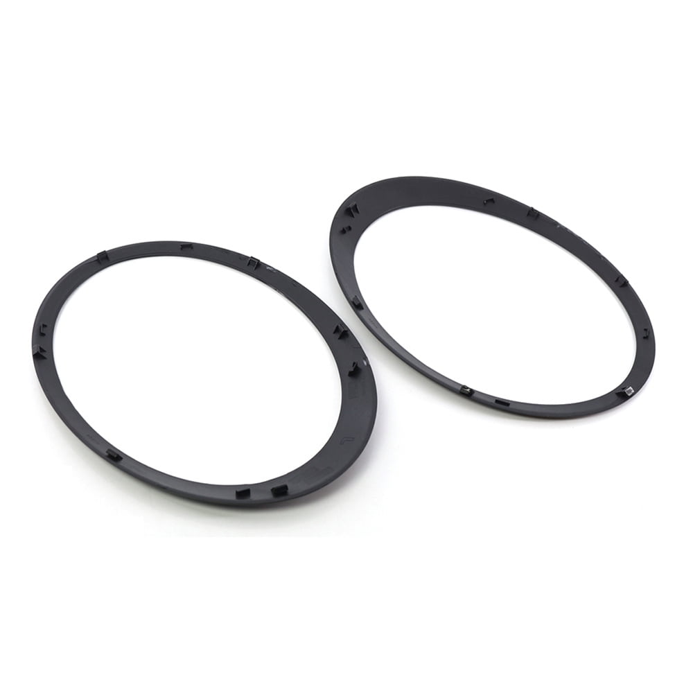 Pair Glossy Black Headlight Trim Ring For Mini Cooper R55 R56 07-15 ...