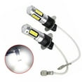 Pair H3 Led Fog Light Bulbs Conversion Kit Super Bright Canbus 6000K ...