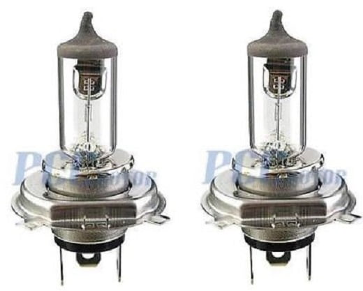 Pair Halogen Bulb 12V 60/55w Moped 9001 HIGH LOW BEAM H4 HB1 P43T BB12 ...