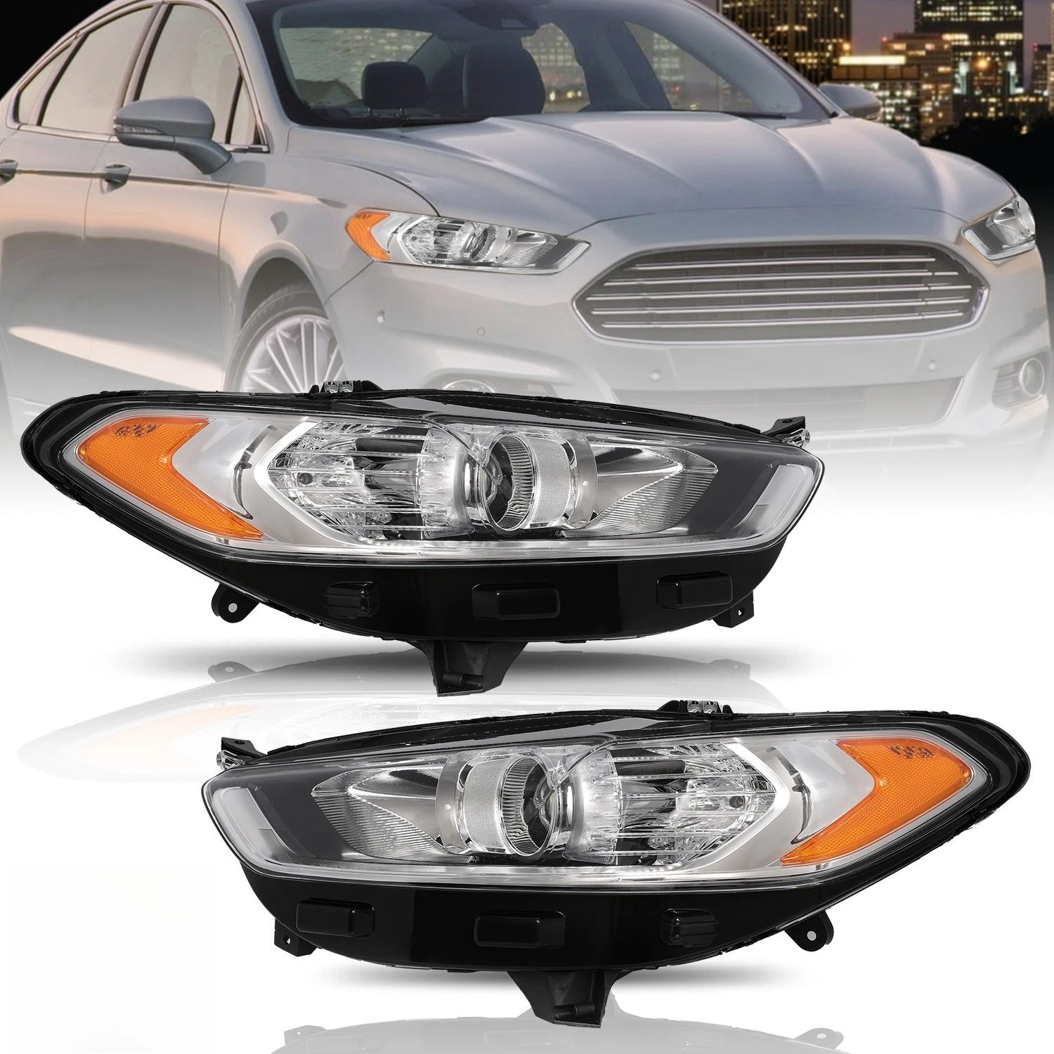 2014 Ford Fusion Headlights