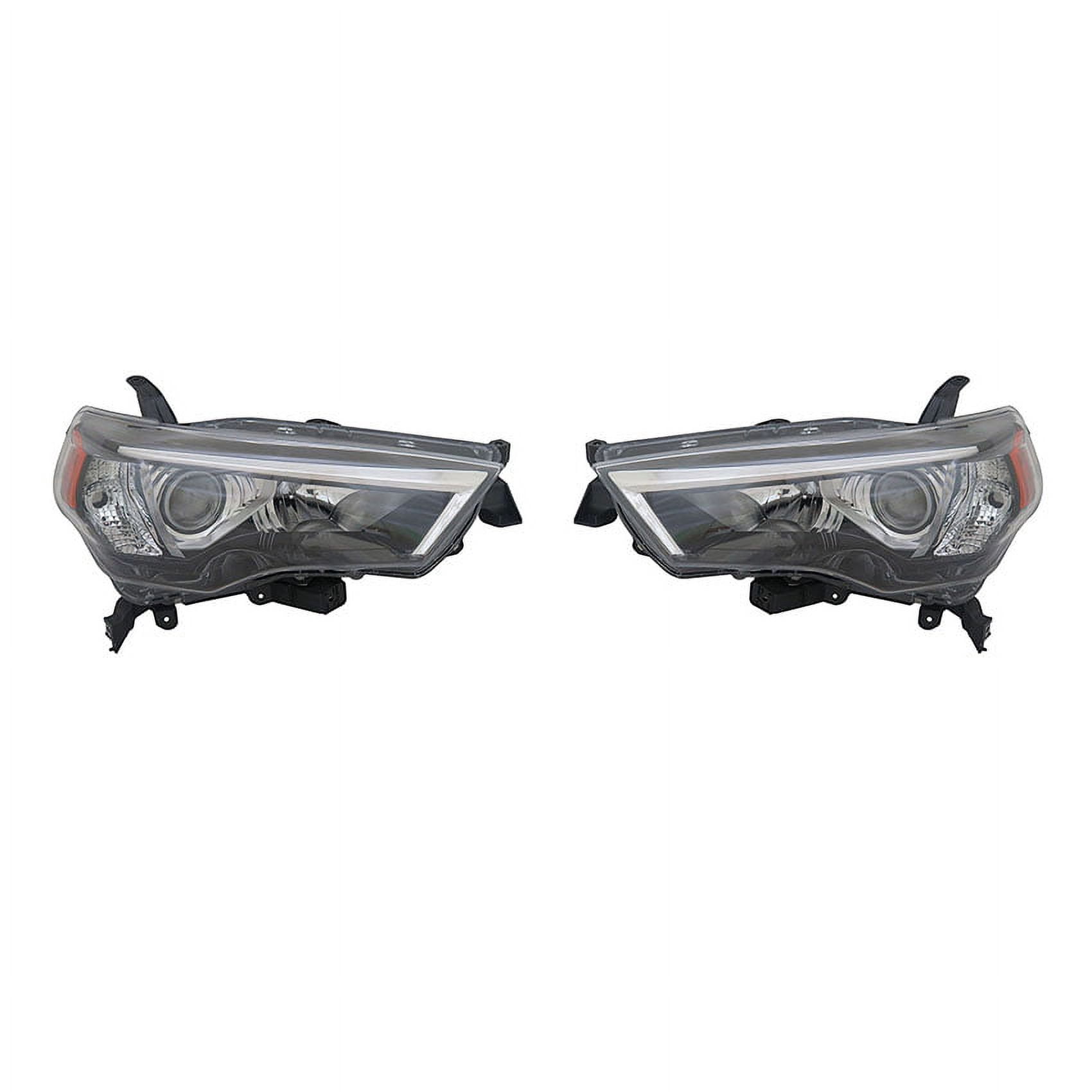 New Pair Headlights Compatible With Toyota 4Runner 2014 2015 2016 By ...