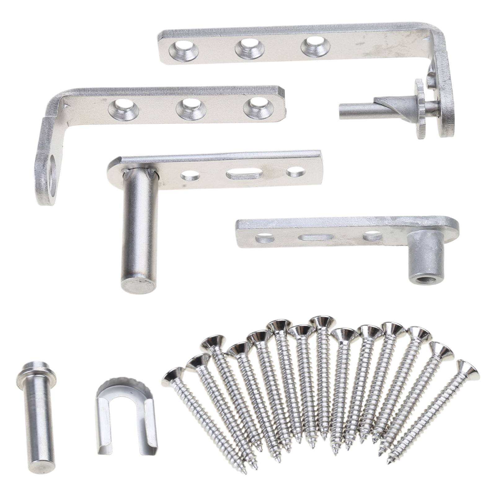 Pair Heavy Duty Stainless Steel Closing Hinges Double Swing Door ...