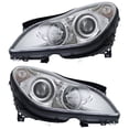 Mercedes 2006-11 CLS500 CLS550 CLS55 CLS63 Pair Hella Halogen ...