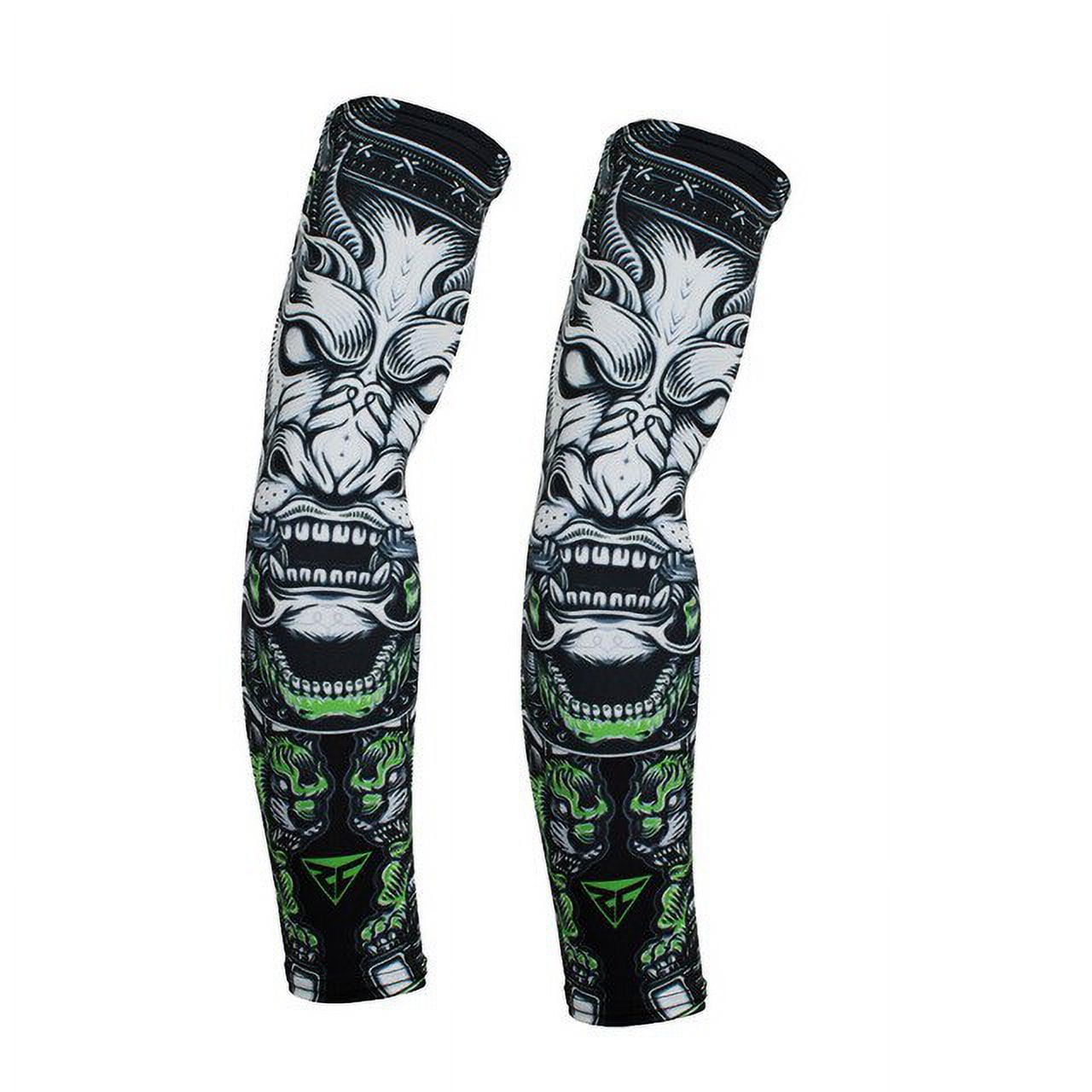 Pair Ice Fabric Breathable UV Protection Running Arm Sleeves Basketball ...