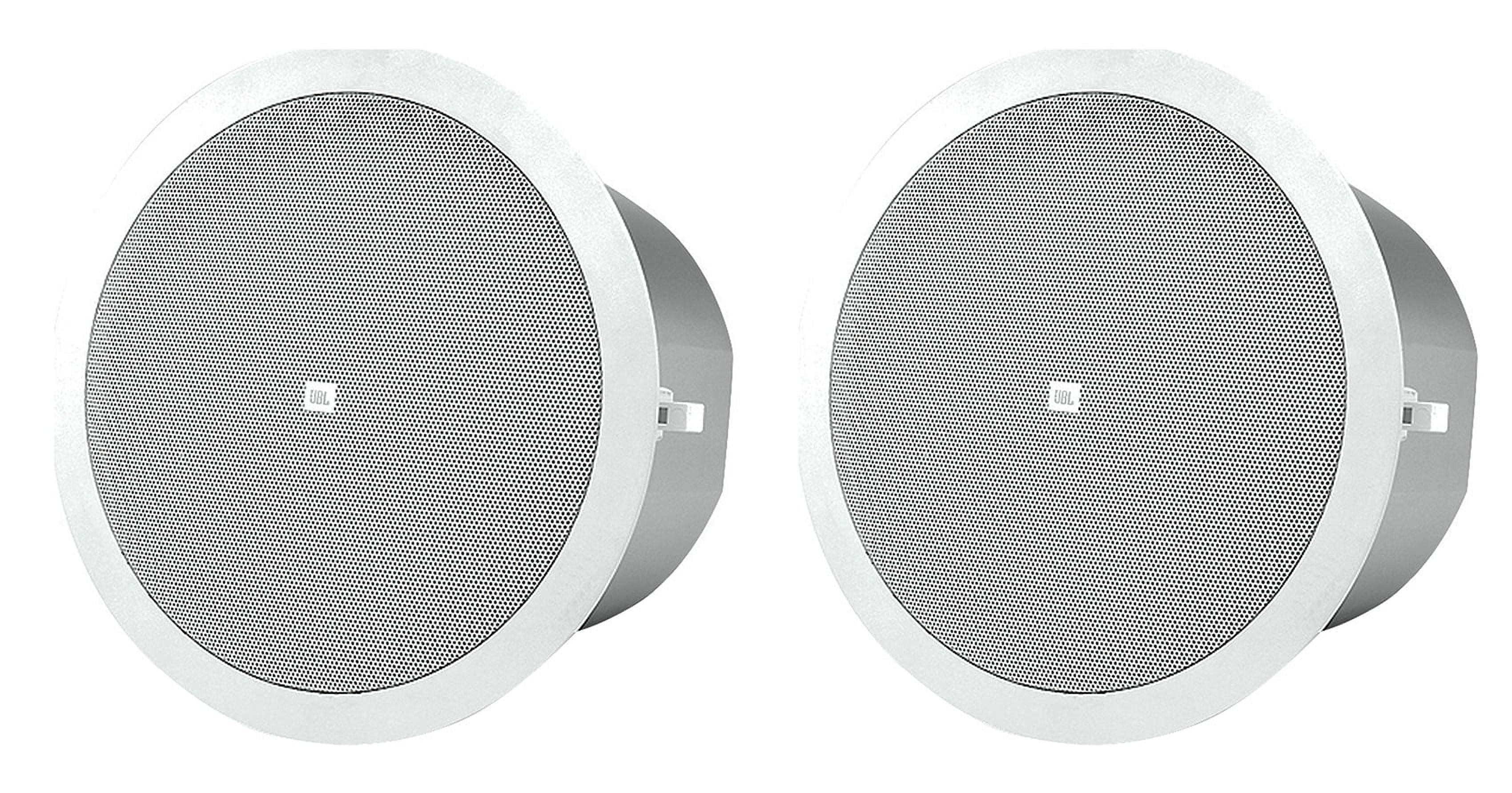 Pair JBL Control 24C 4" Inch 80 Watt 16 Ohm Home Theater White Ceiling ...