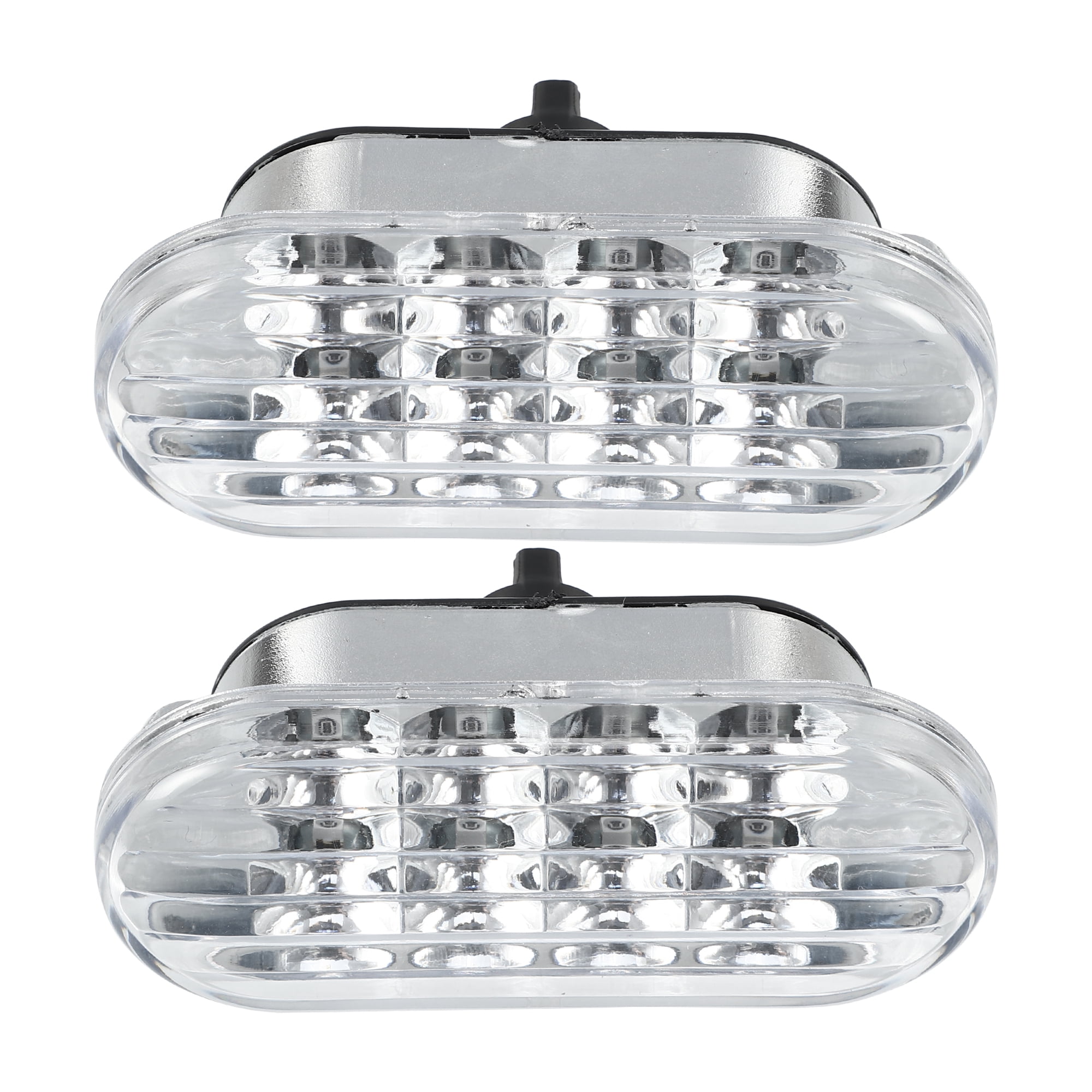 Pair LED Side Marker Turn Signal Lights Assembly White for VW MK4 Golf ...