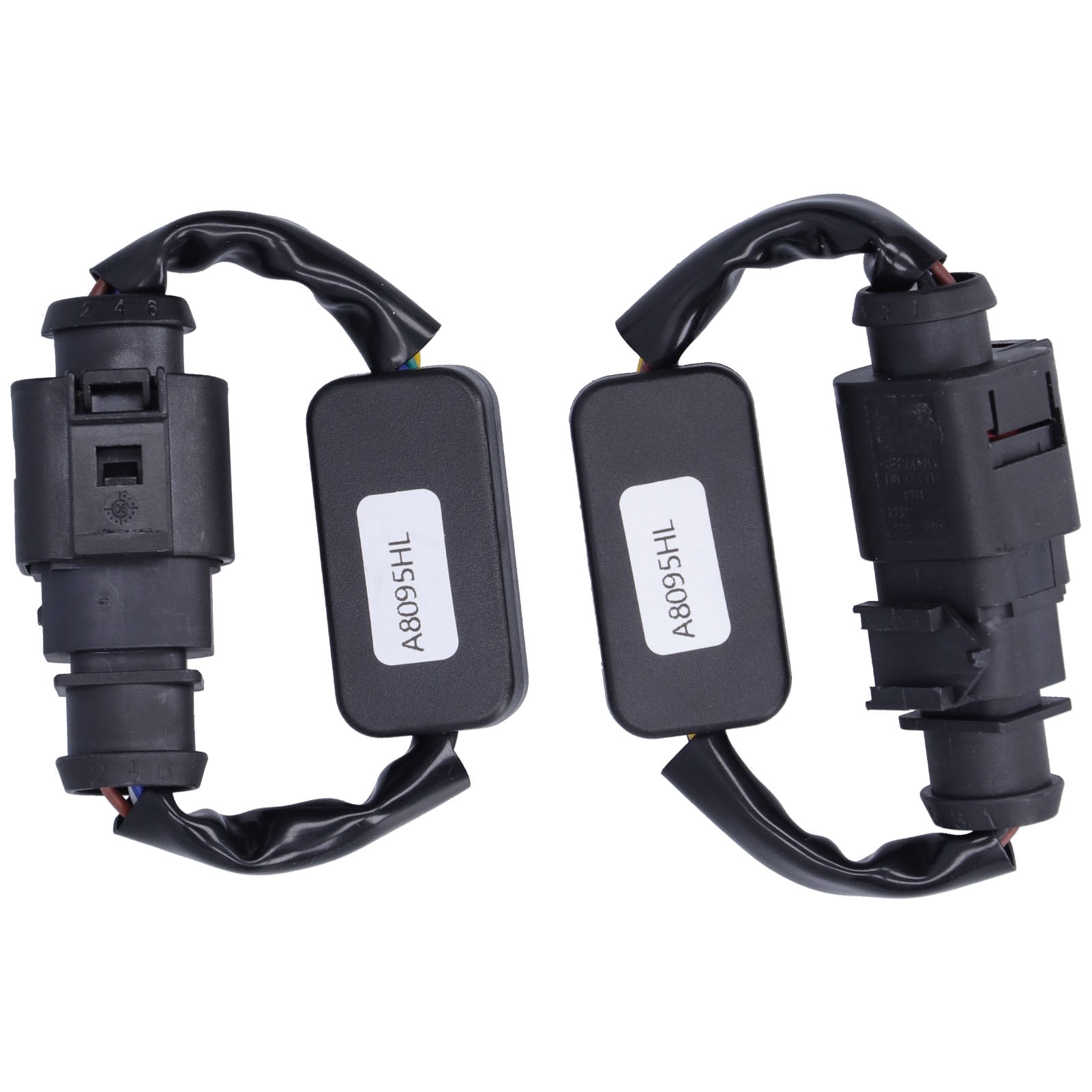 Pair LED Tail Lights Dynamic Turn Signal Adapter Harness Blinker Module ...