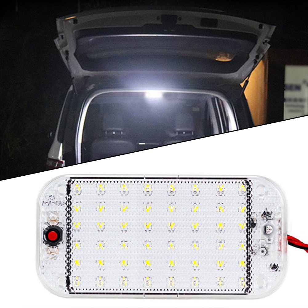 Pair LED Ultra-thin Crystal caravan interior light Camper Ceiling Dome ...