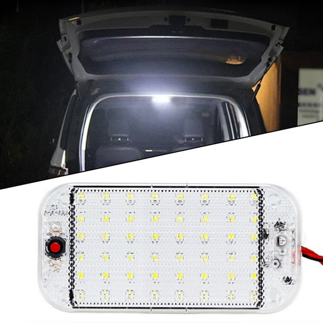 Pair Led Ultra-Thin Crystal Caravan Interior Light Camper Ceiling Dome ...