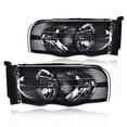 Pair Left&Right Headlights Assembly Fit for 2002-2005 Dodge Ram 1500 ...