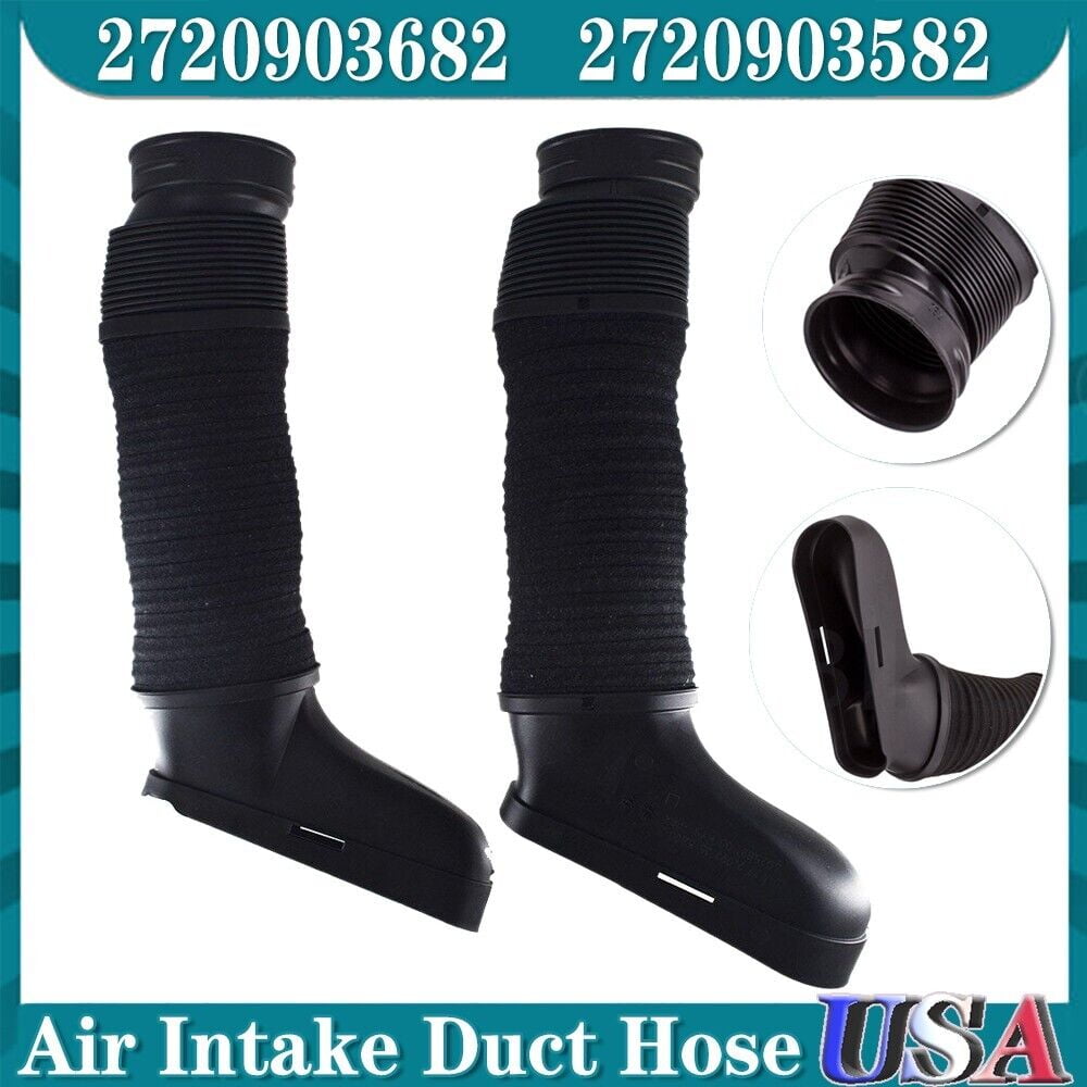 Pair Left+Right Side Air Intake Duct Hose Fit for Mercedes W204 C300 ...