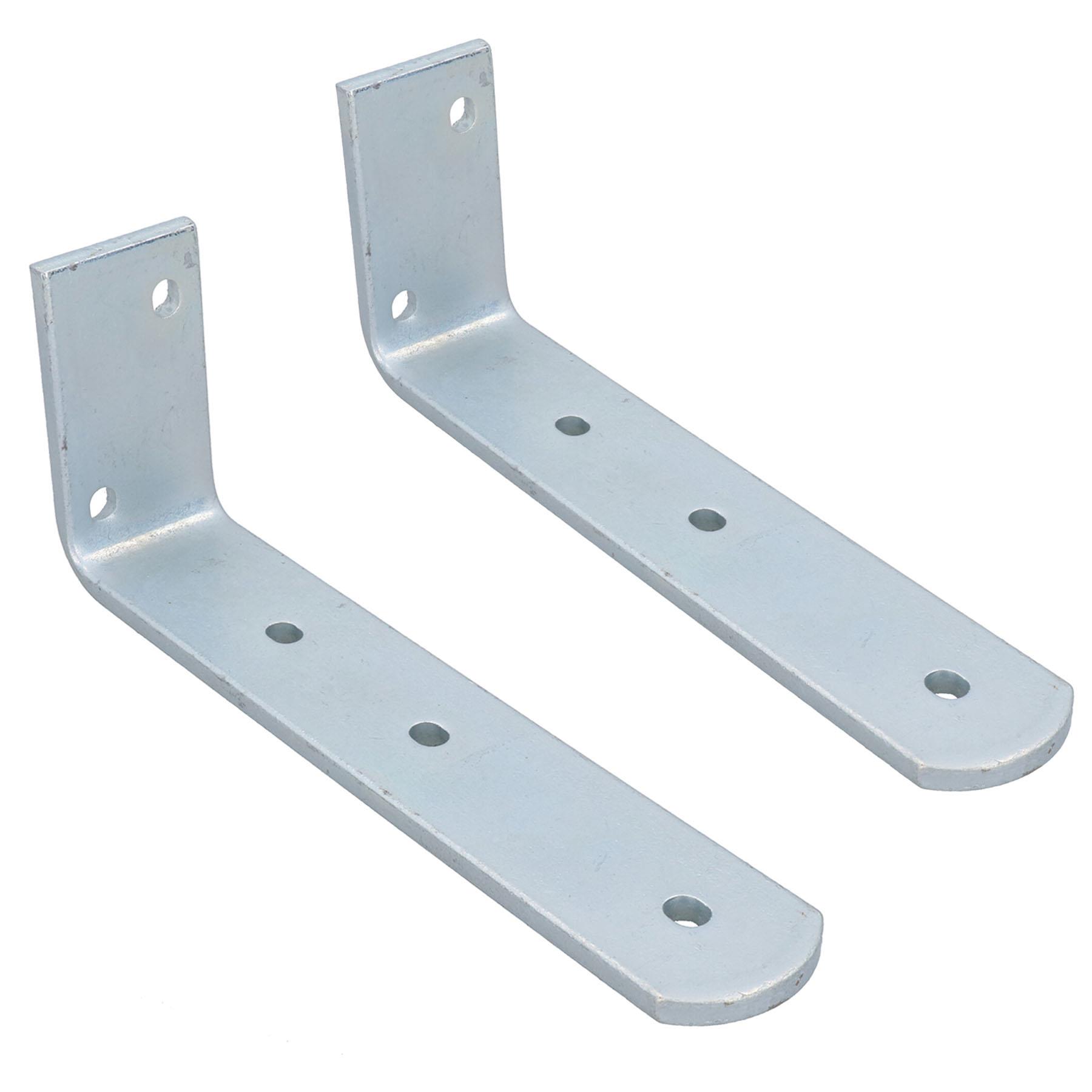 Pair Long Trailer Mudguard Angle (LARGE) Bracket HEAVY DUTY 90° Corner ...