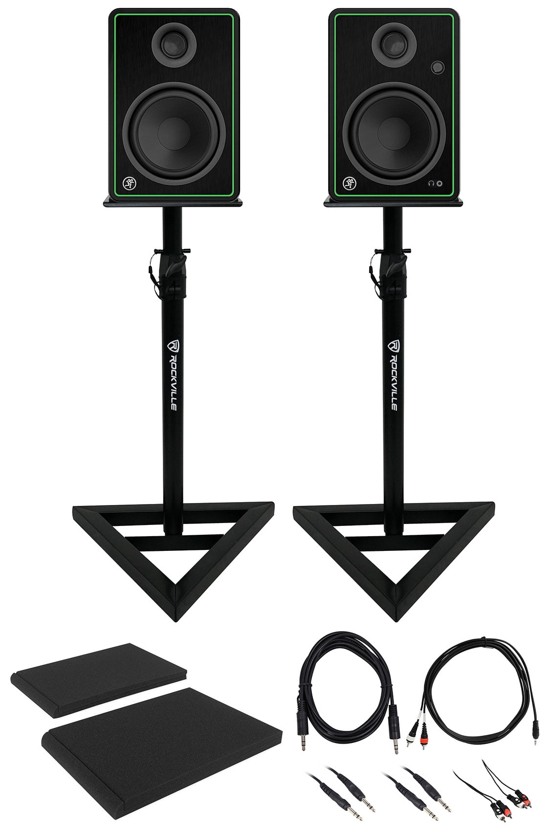 Pair Mackie CR5-XBT 5" Active Powered Studio Monitors w/ Bluetooth ...