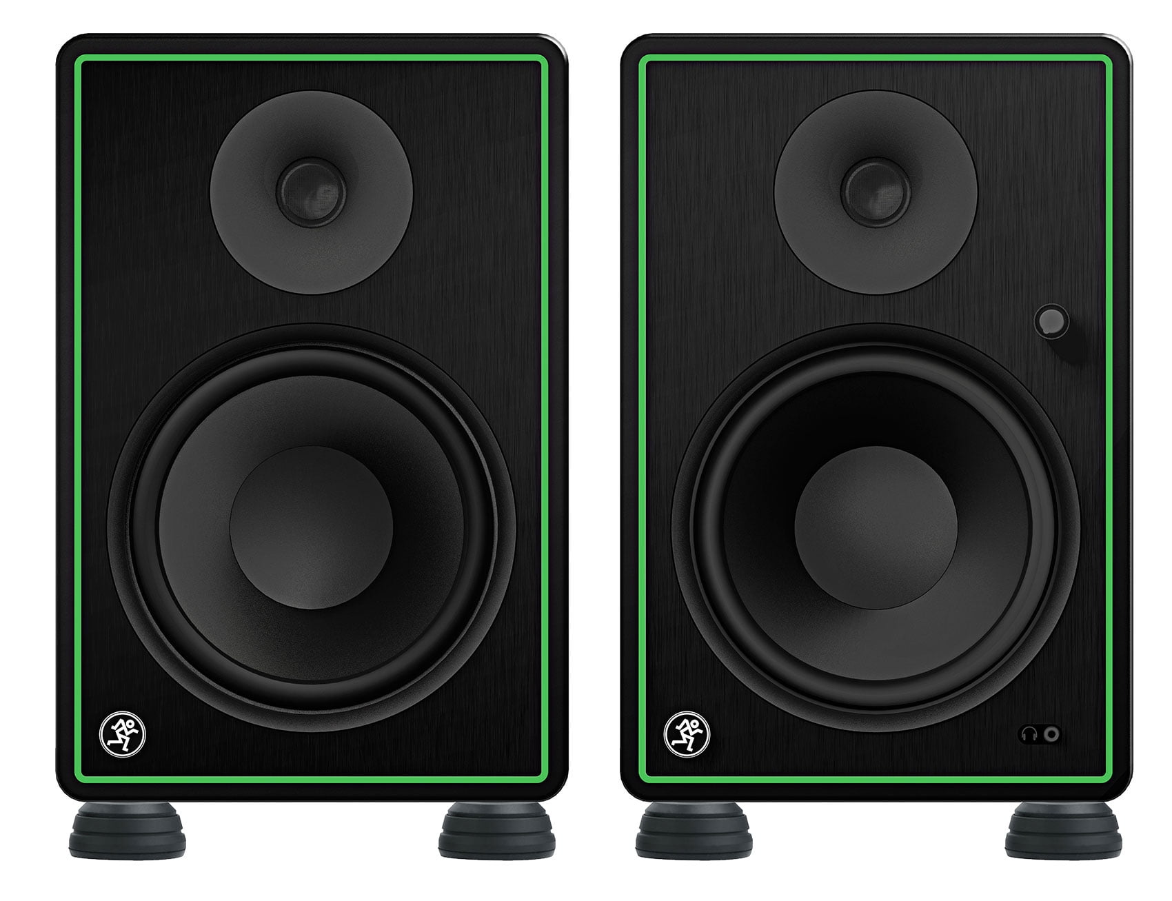 Pair Mackie CR8-XBT - 8" 160w Studio Monitors w/Bluetooth+Isolation ...