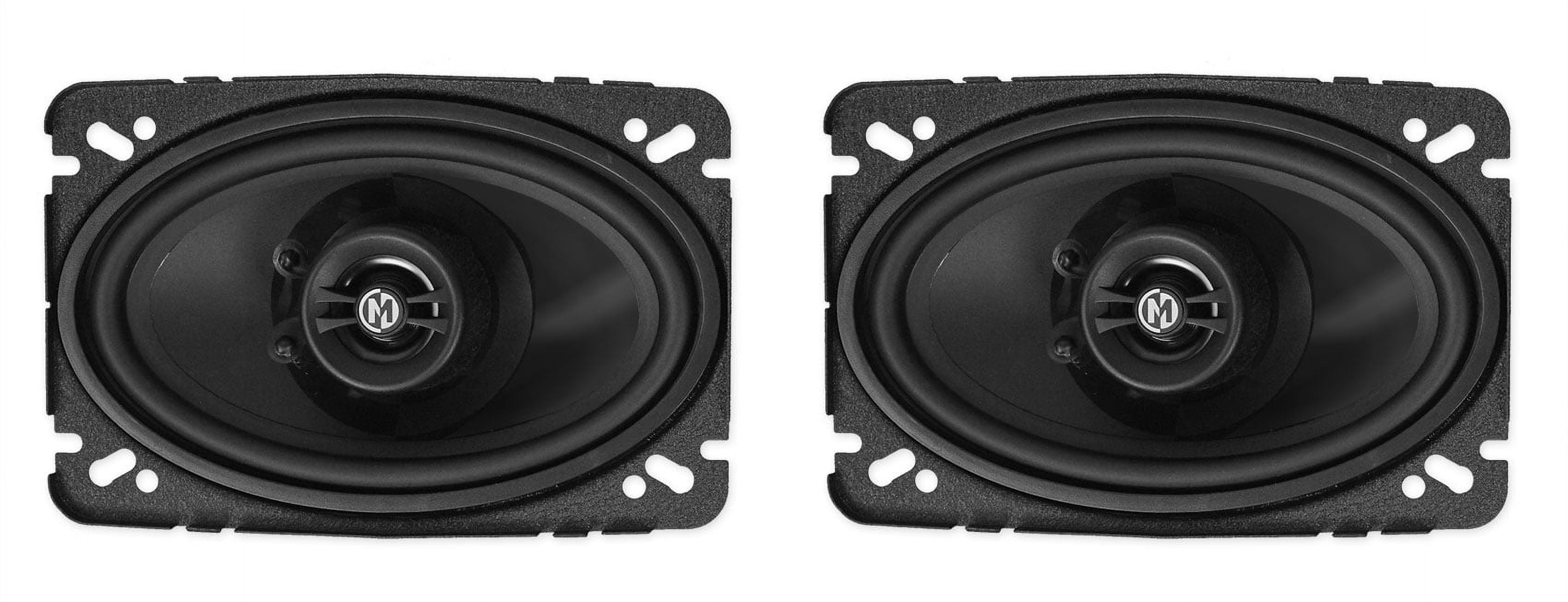 Pair Memphis Audio PRX46 4x6" 60w 2-Way Car Speakers w/Pivot Tweeters 4x6/4"x6" - Walmart.com