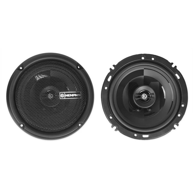 Pair Memphis Audio PRX602 6.5" 100 Watt Car Speakers w/PEI Dome Pivot Tweeters - Walmart.com