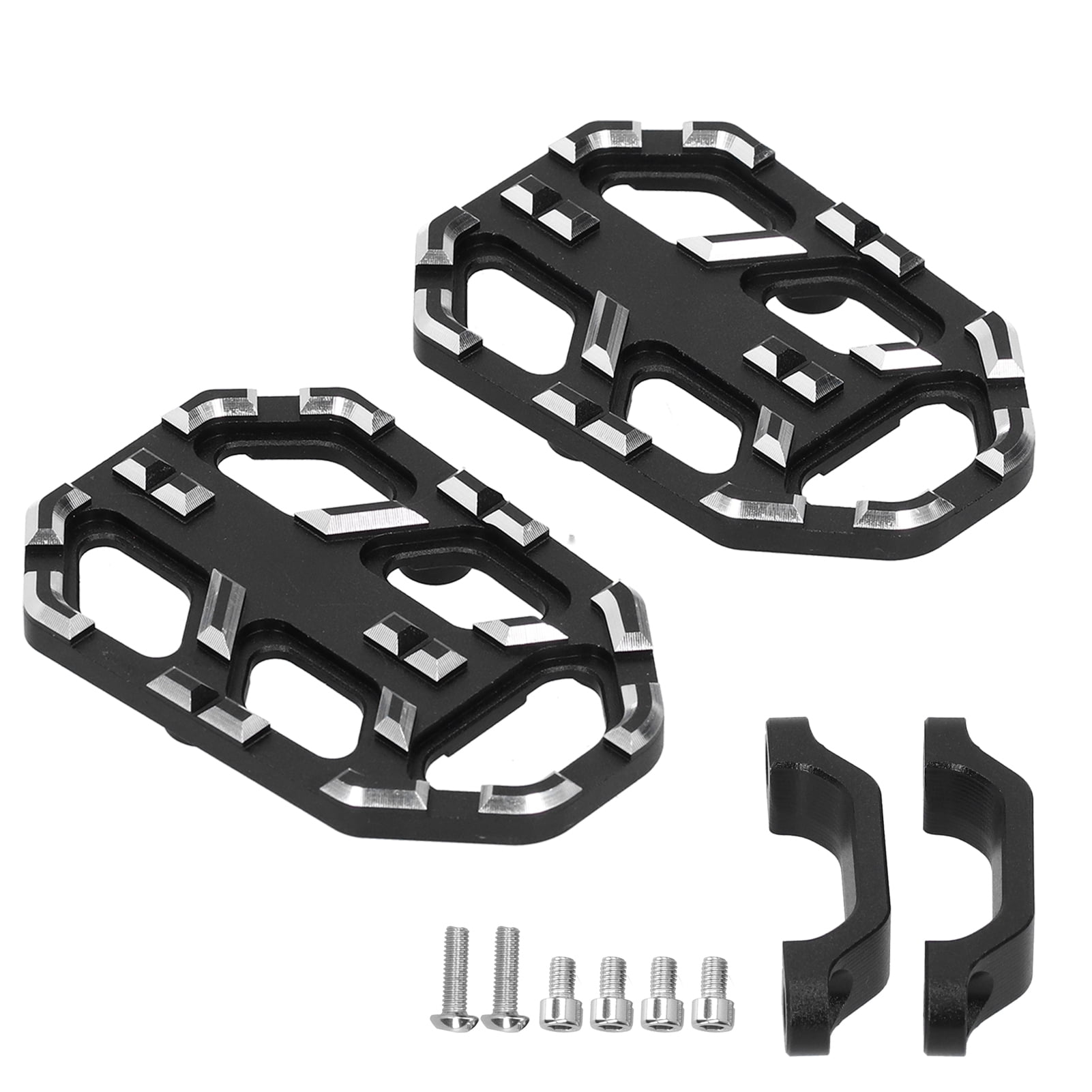 Pair Motorcycle Front Footrest Widen Foot Peg Pedal Fit for HONDA ...