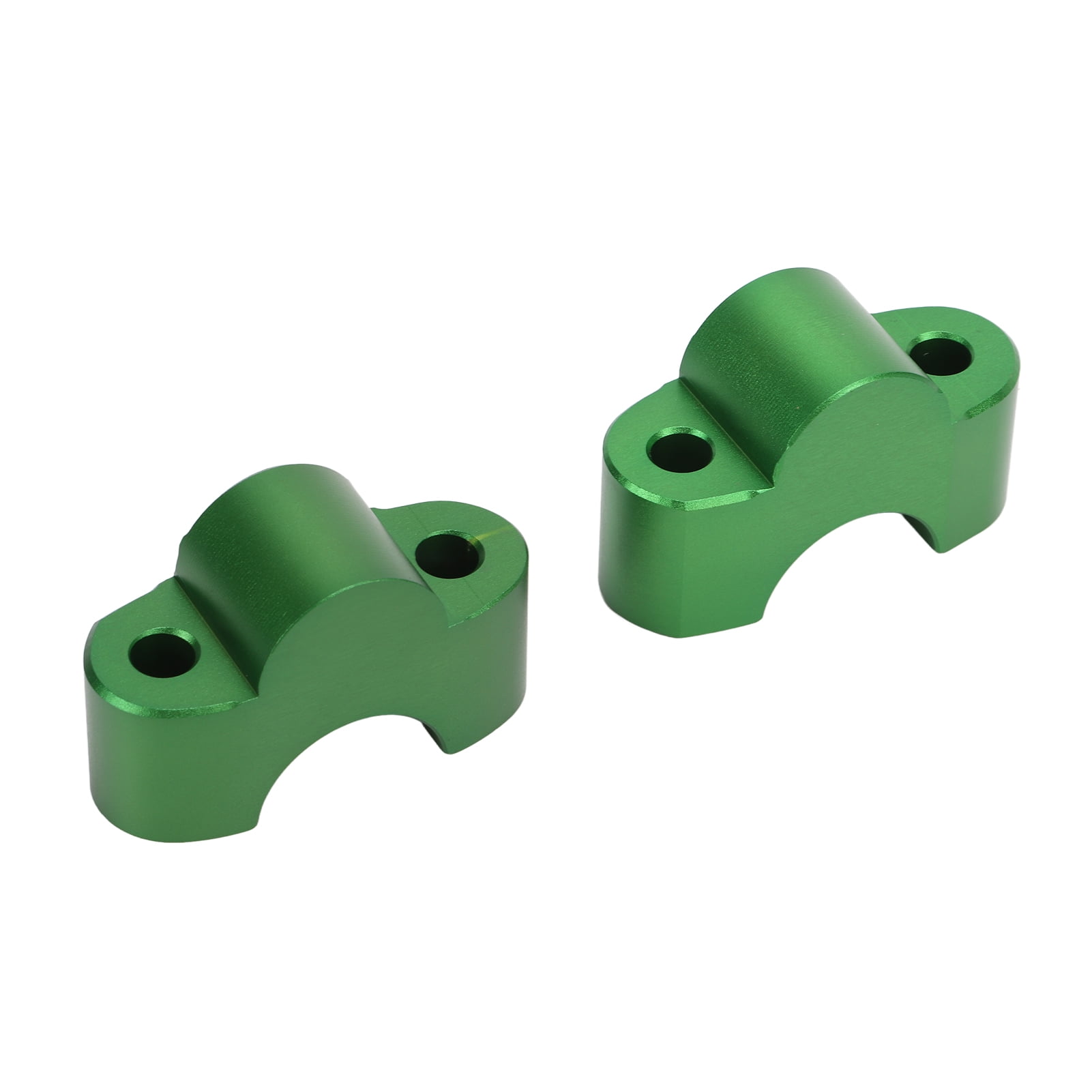 Pair Motorcycle Handlebar Clamp Riser 30mm Height CNC Aluminum Alloy ...