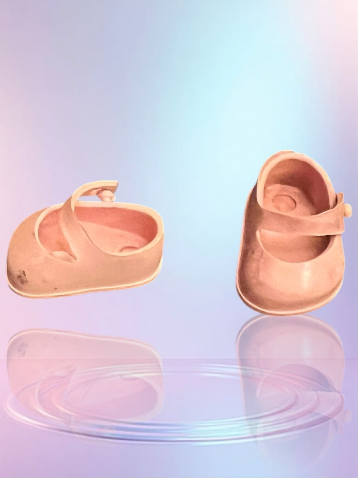 Pair Of 1950's Vogue Ginnette Pink Shoes-Fully Marked Doll - Walmart.com