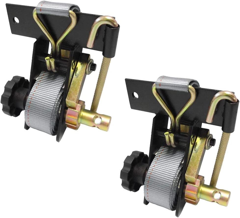 Pair Of 5485SQ Ladder Rack Ratchet Tie-Down Straps Square Mount ...