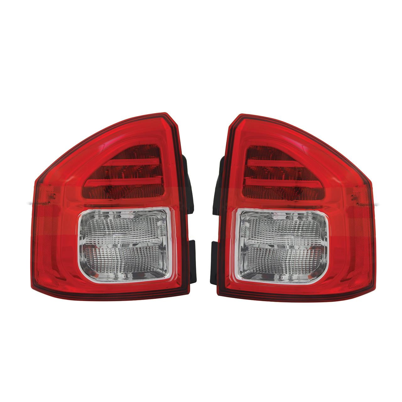Pair Of Tail Lights Fits Jeep Compass 2011 2012 2013 5182543Ac ...
