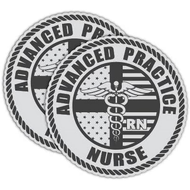 Pair | REFLECTIVE Advance Practice Nurse Hard Hat Stickers | AP Nurse ...