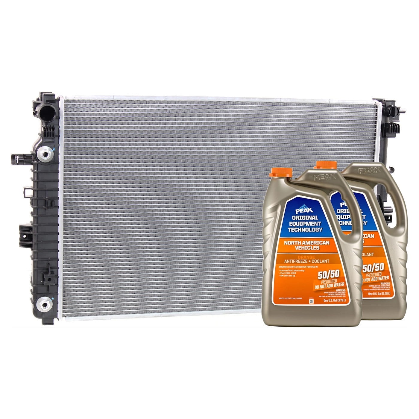 Pair Radiators Set for Chevrolet for Malibu 2016-2018, Aluminum Core, 1 ...