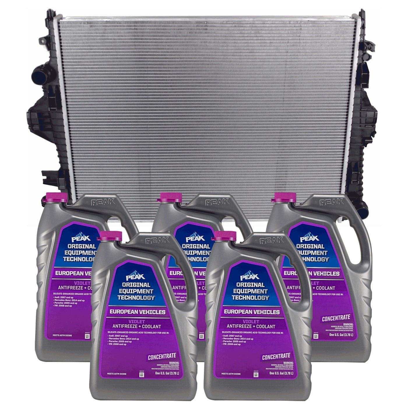 Pair Radiators Set for Porsche for Cayenne 2011-2017 - Walmart.com